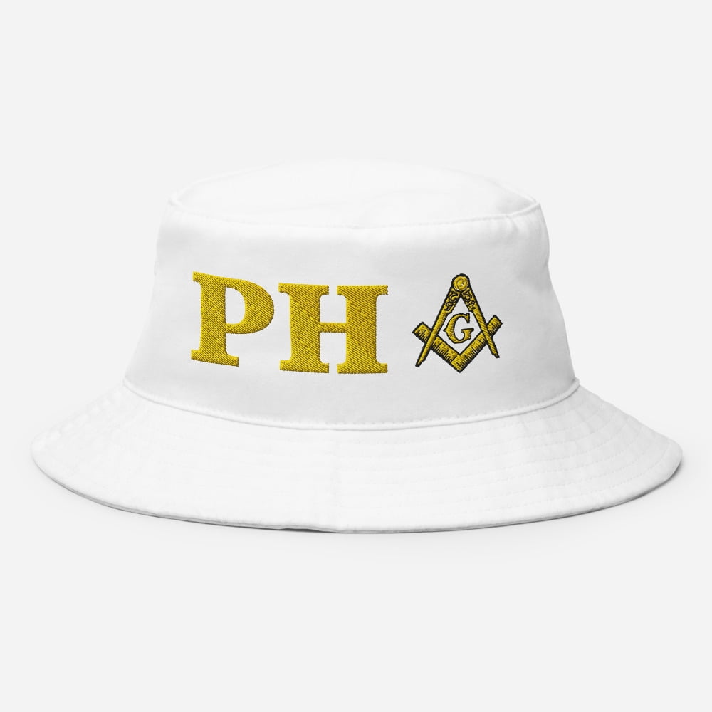Prince Hall Affiliated FreemasonPHA Bucket Hat (White) - Walmart.com