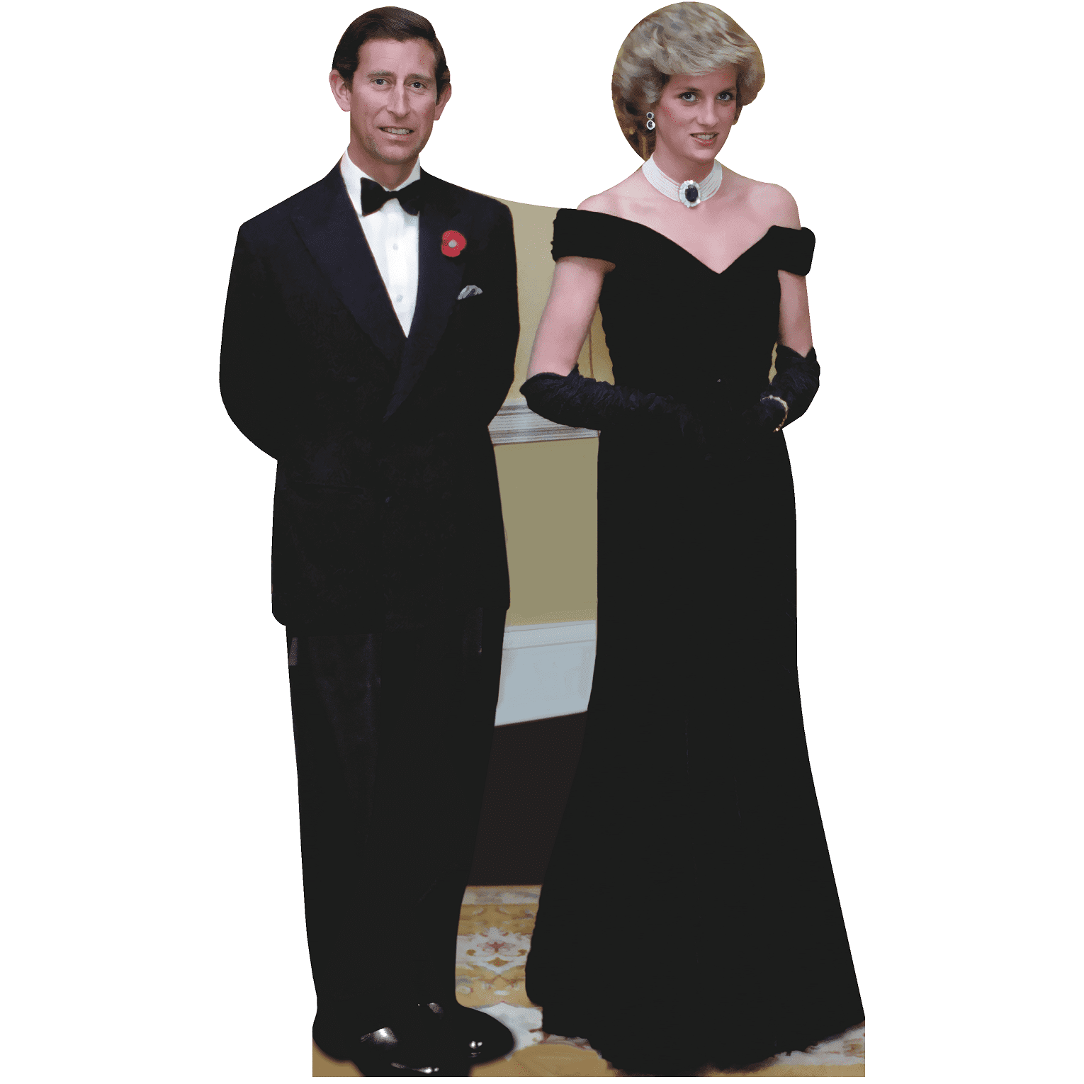 Prince King Charles and Diana Cardboard Cutout Standee Standup ...