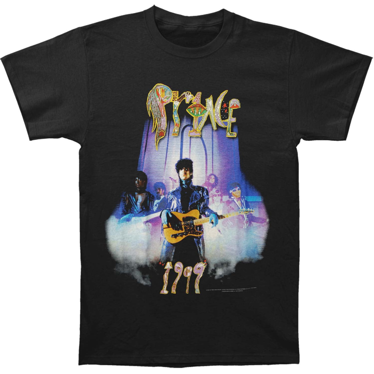 Prince Men's 1999 Smoke Tee T-shirt Black - Walmart Business Supplies