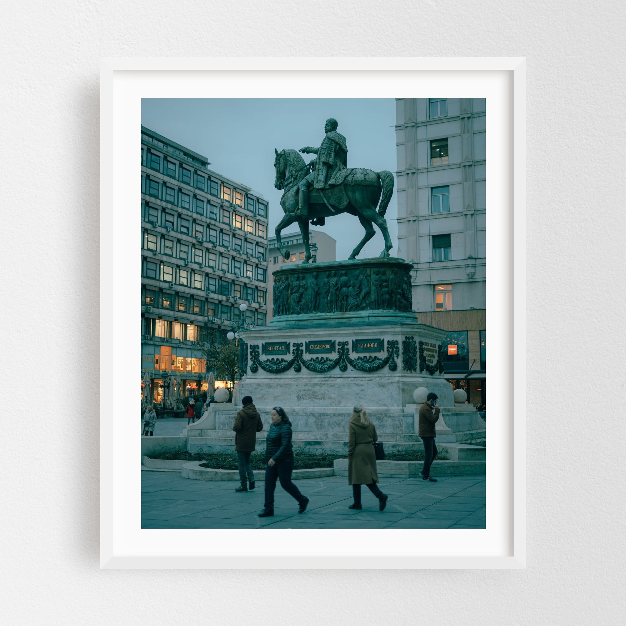 Prince Mihailo Monument at Republic Square - Stari Grad Serbia ...