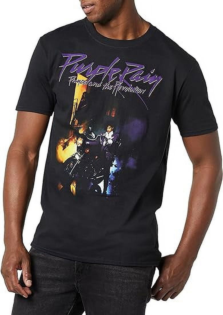 Prince Official Purple Rain Live Black T-Shirt - Walmart.com