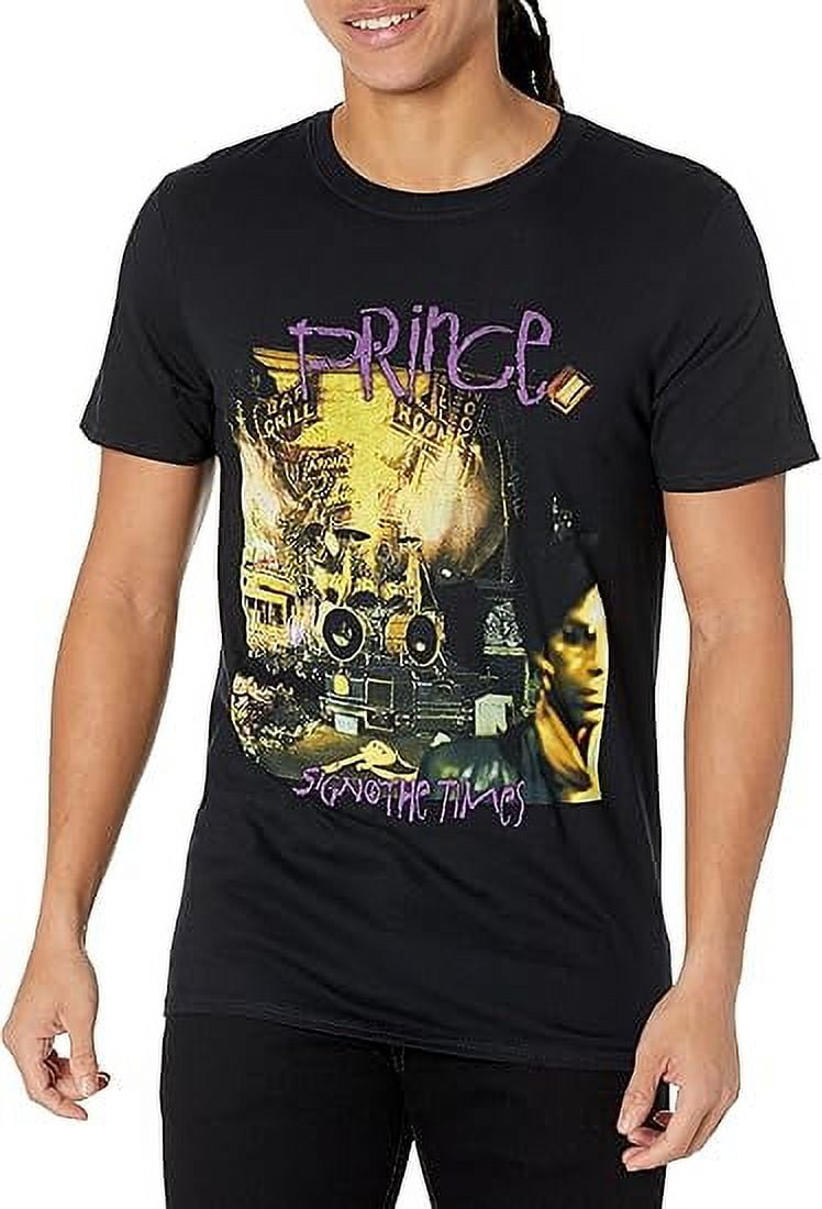 Prince Official Sign of the Times Black T-Shirt - Walmart.com