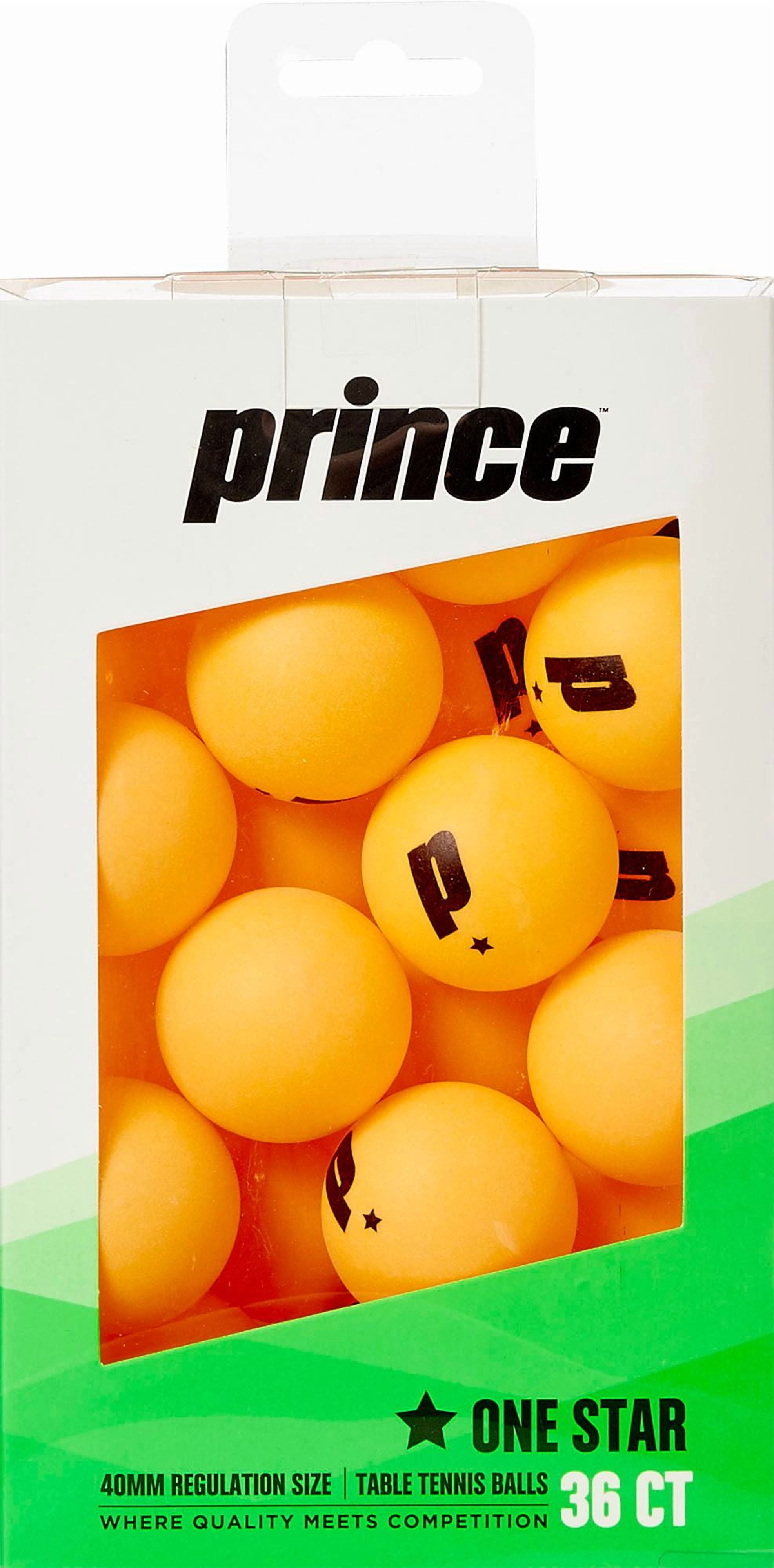 Prince One-Star Orange Table Tennis Balls 36 Pack - Walmart.com