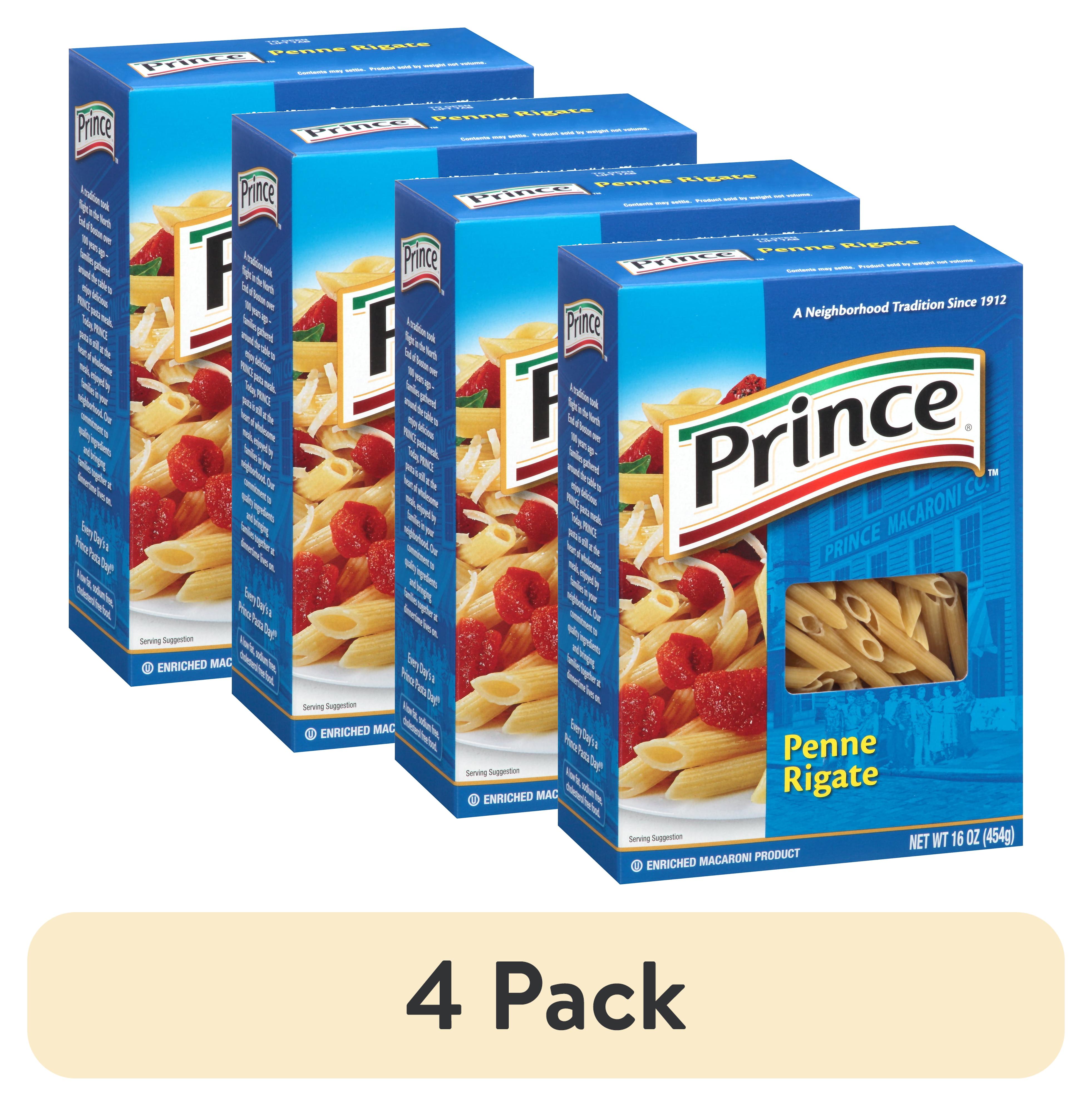 (4 pack) Prince Penne Rigate Pasta, 16-Ounce Box - Walmart.com
