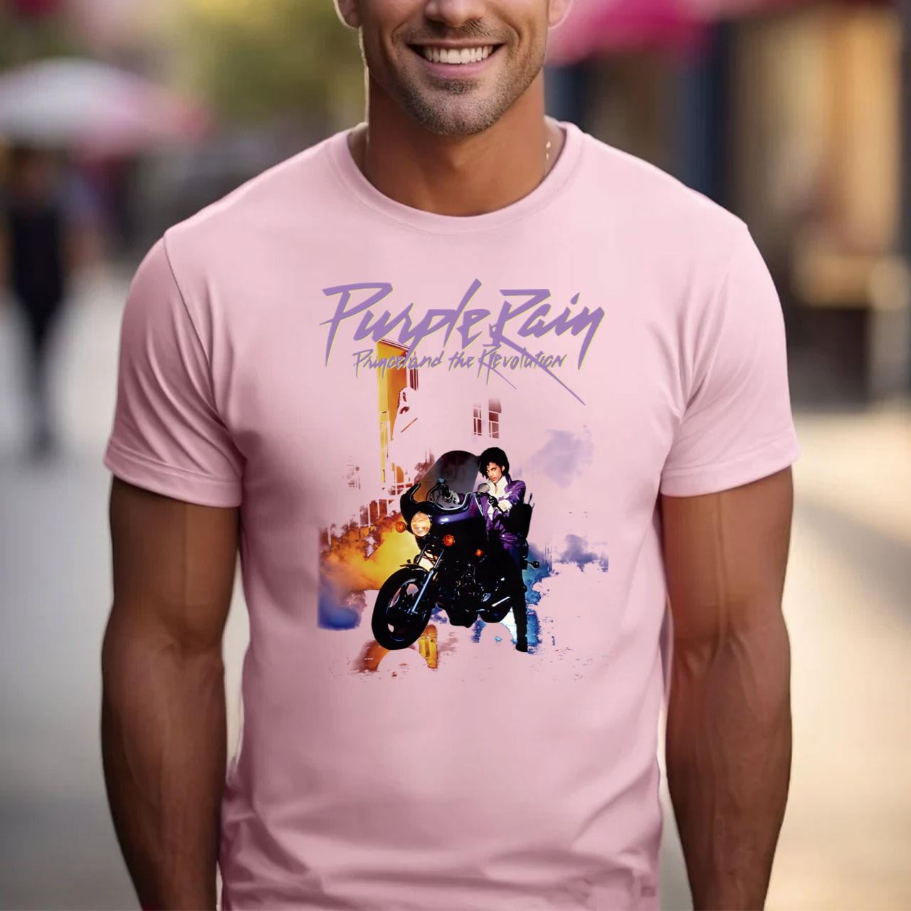 Prince Purple Rain Mens T-shirt- Officially Licensed Prince Purple Rain ...