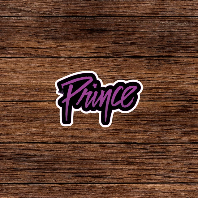 Prince Purple Retro Music Artist Sticker - 80S Pop Icon Decalphone ...