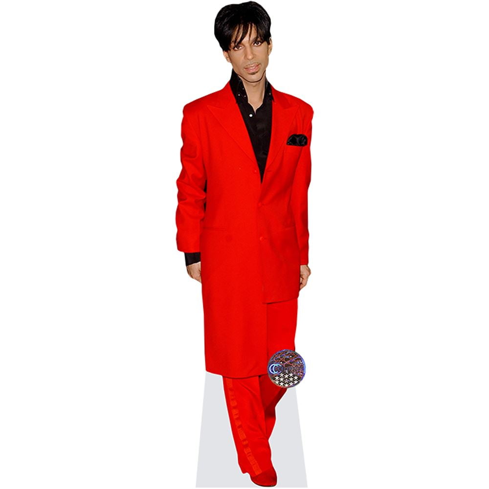 Prince (Red Suit) Mini Cardboard Cutout Standee - Walmart.com