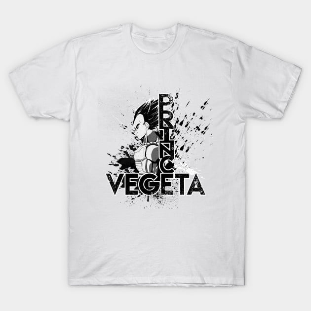 Prince Vegeta T-Shirt -– Show Your Loyalty to the Saiyan Prince with a ...