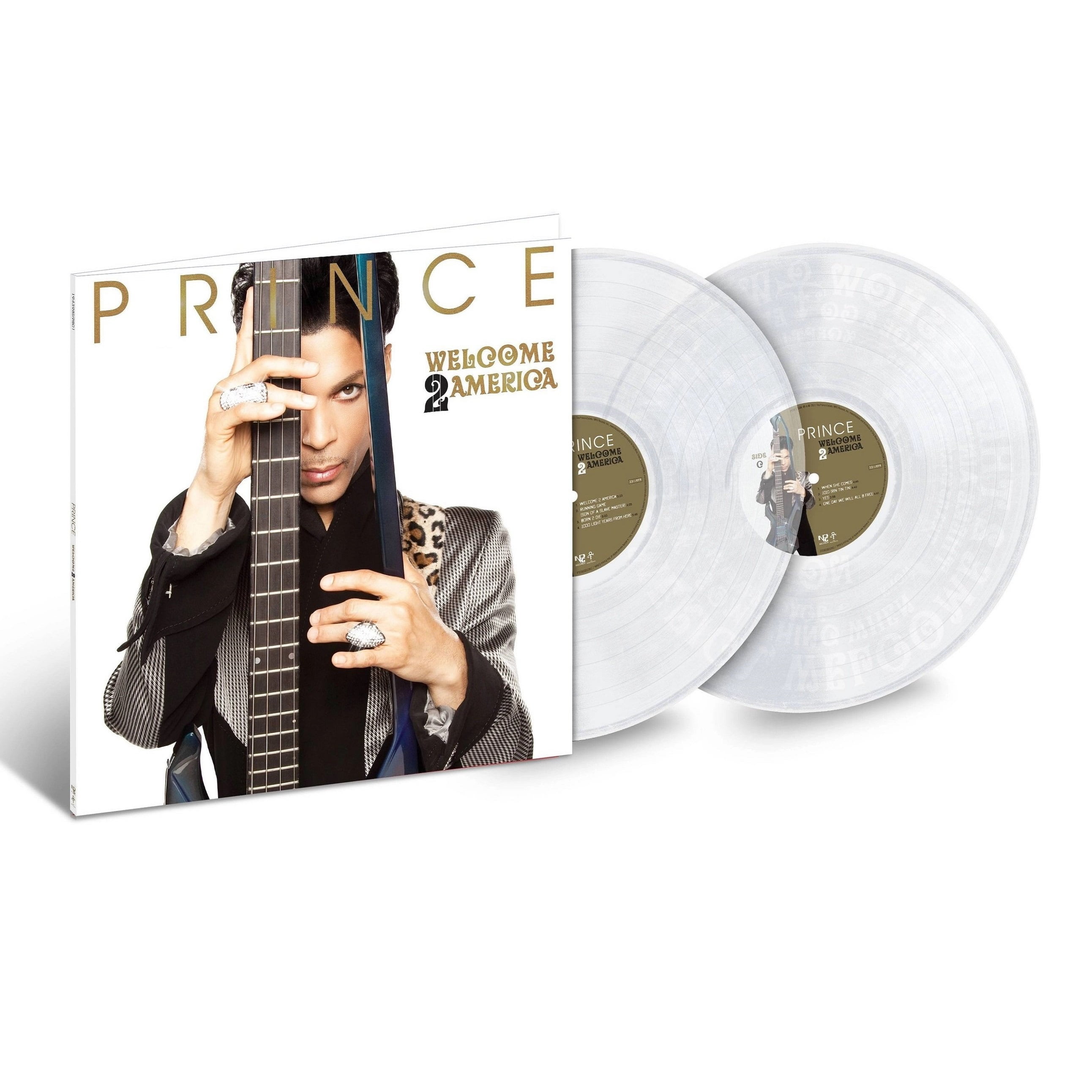 Prince - Welcome 2 America Exclusive Limited Edition Clear 2x LP Vinyl ...