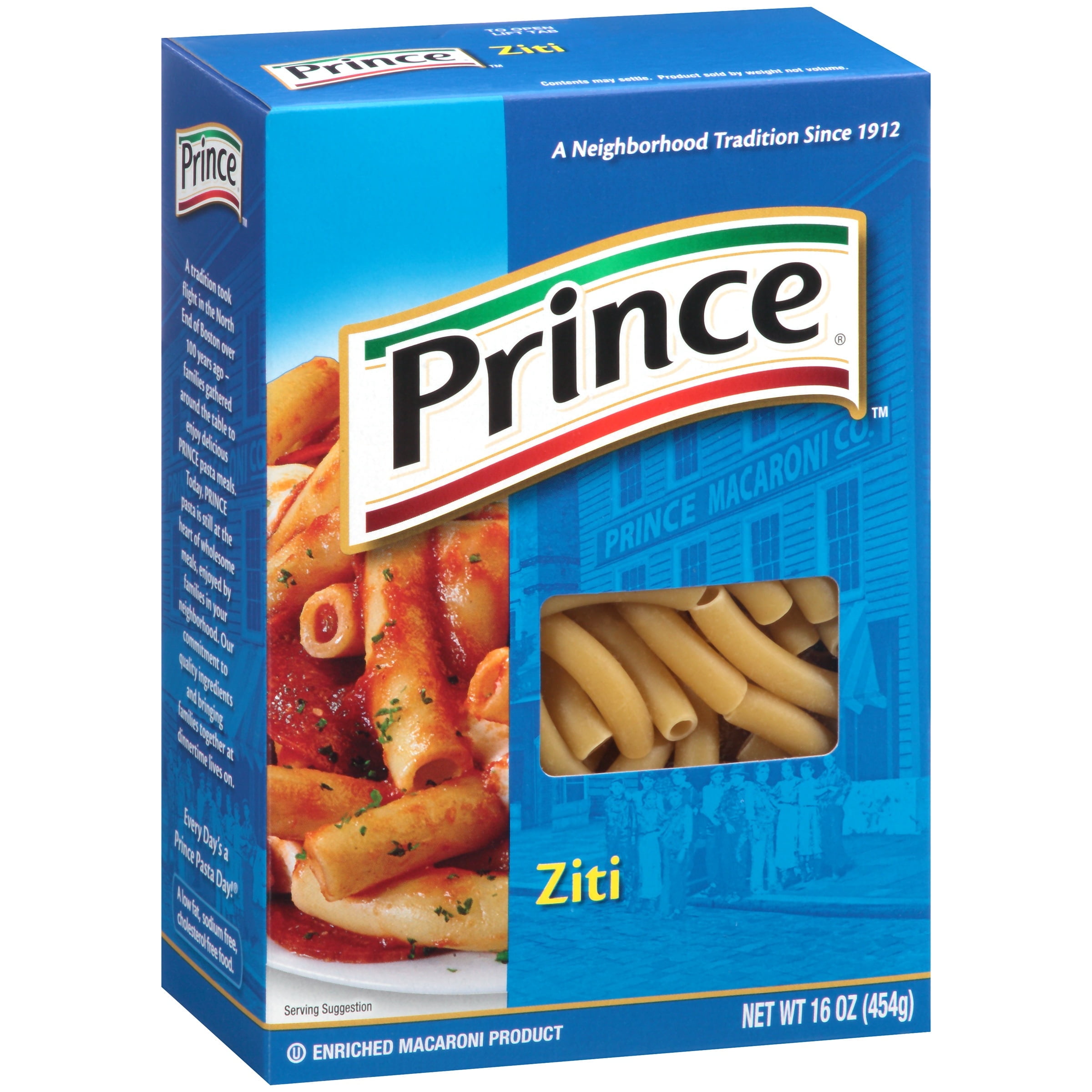 Prince Ziti Pasta – Classic Tube-Shaped Pasta for Baked & Saucy Dishes ...