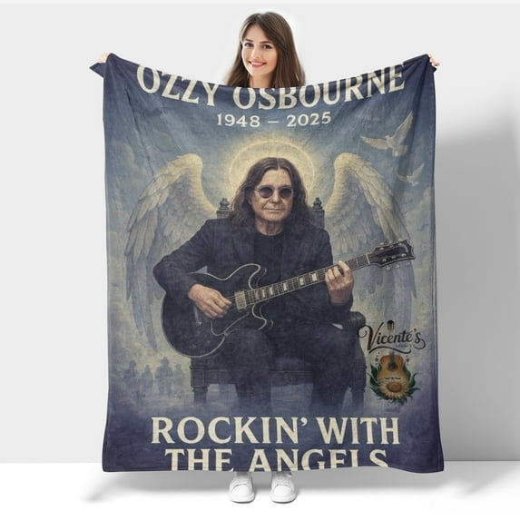 Prince of Darkness Tribute Ultra-Soft Blanket – Cozy Comfort for Sofa ...