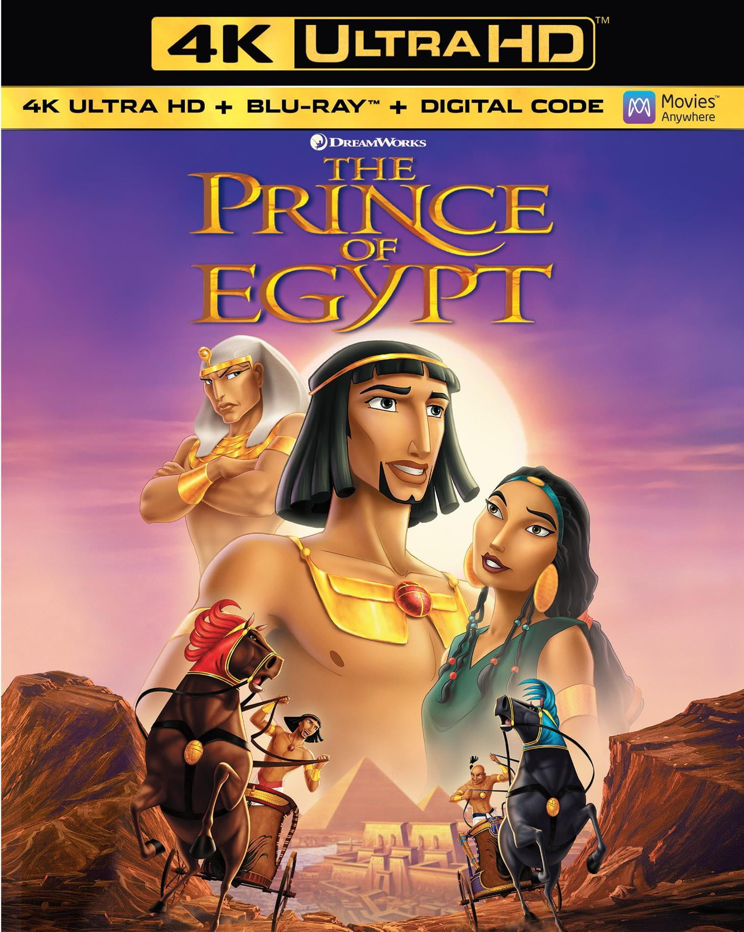 Prince of Egypt Movie - 4K Ultra HD, Blu-ray, Digital Copy - Walmart.com