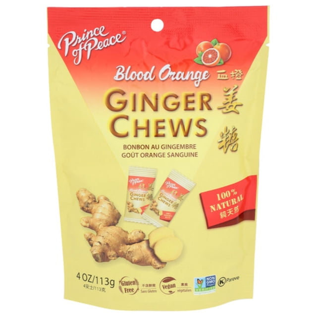 Prince of Peace Blood Orange Ginger Chews, 4 oz. – Candied Ginger ...