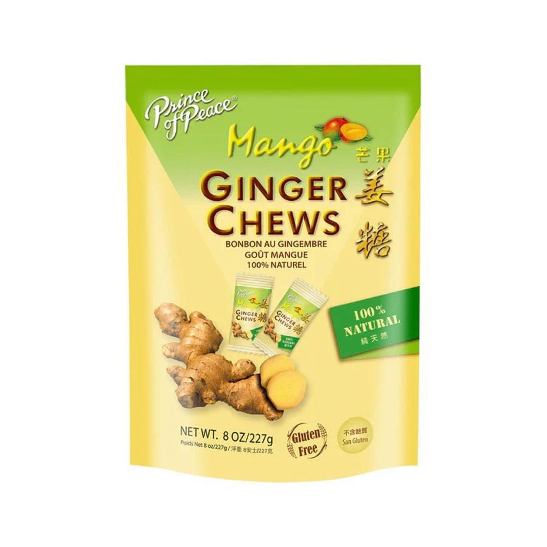 Prince of Peace Mango Ginger Chews 8 oz - Walmart.com