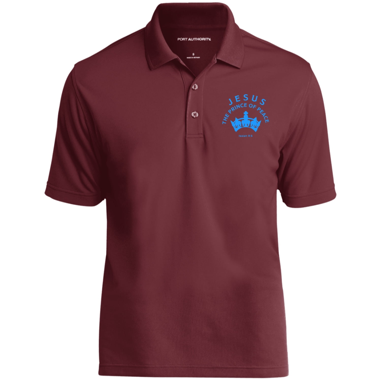 Prince of Peace Men’s Dry Zone UV Micro-Mesh Polo - Walmart.com