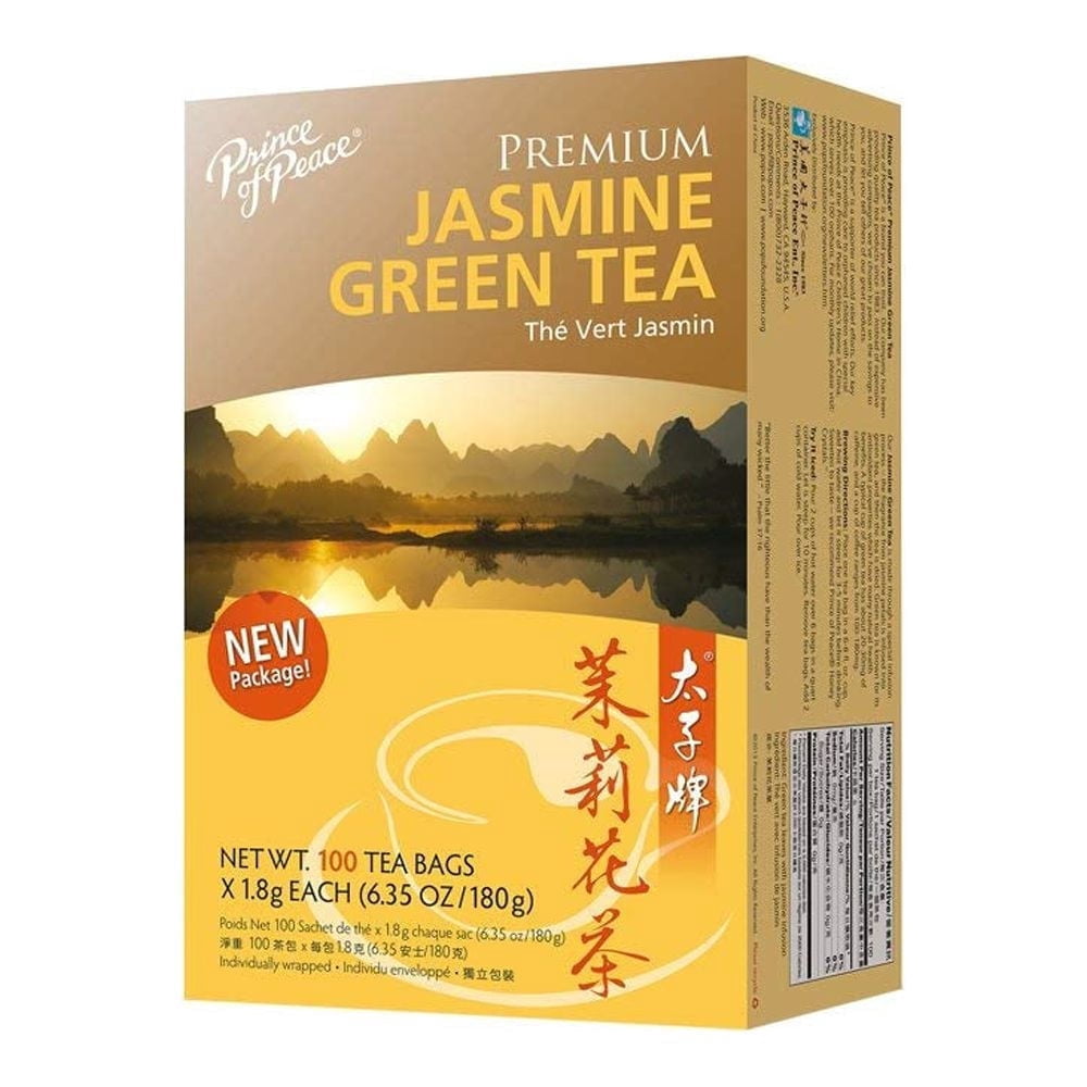 Prince of Peace - Tea Premium Jasmine Green - 1 Each-100 Bags - Walmart.com