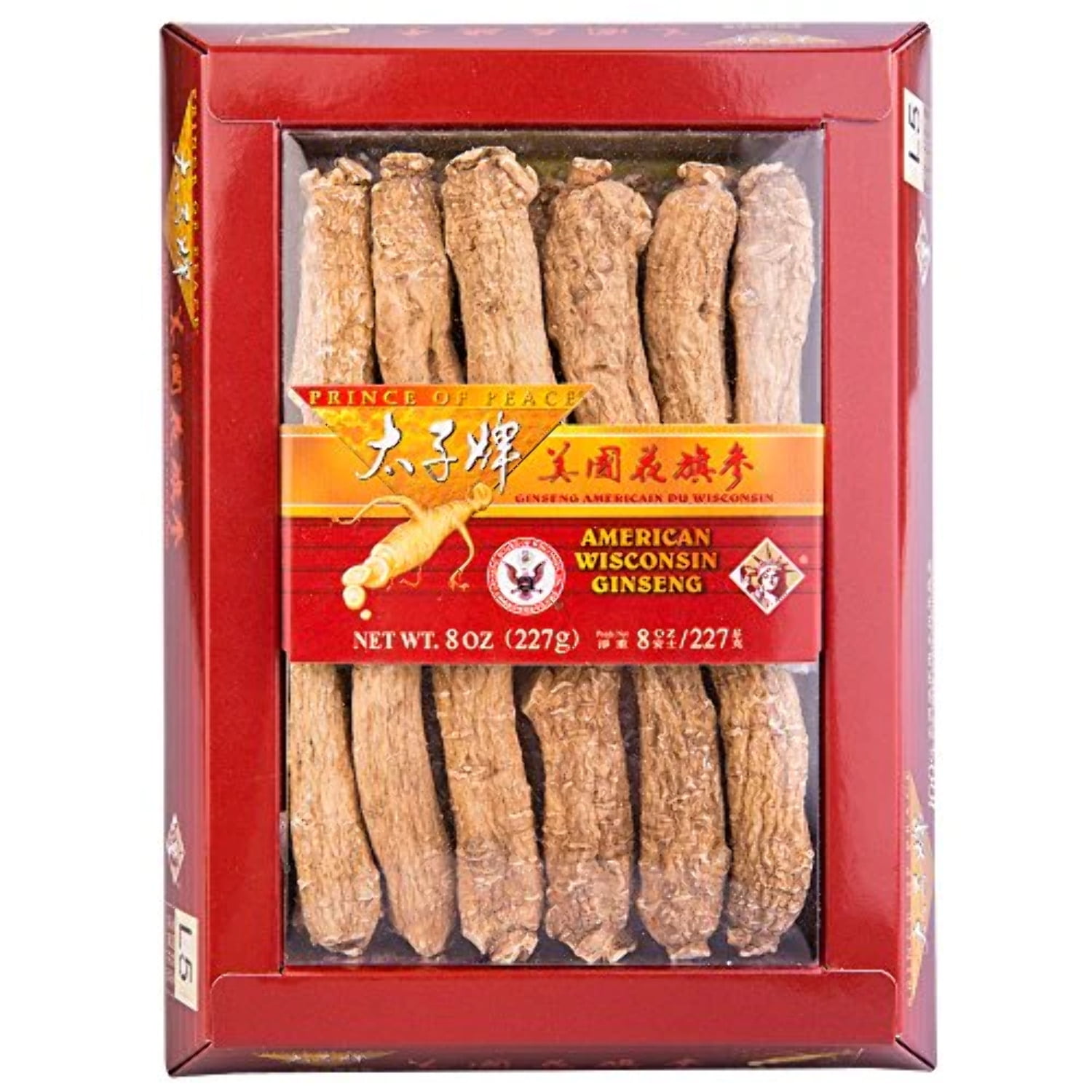 Prince of Peace® Wisconsin American Ginseng Extra Large(#5) Long Roots ...