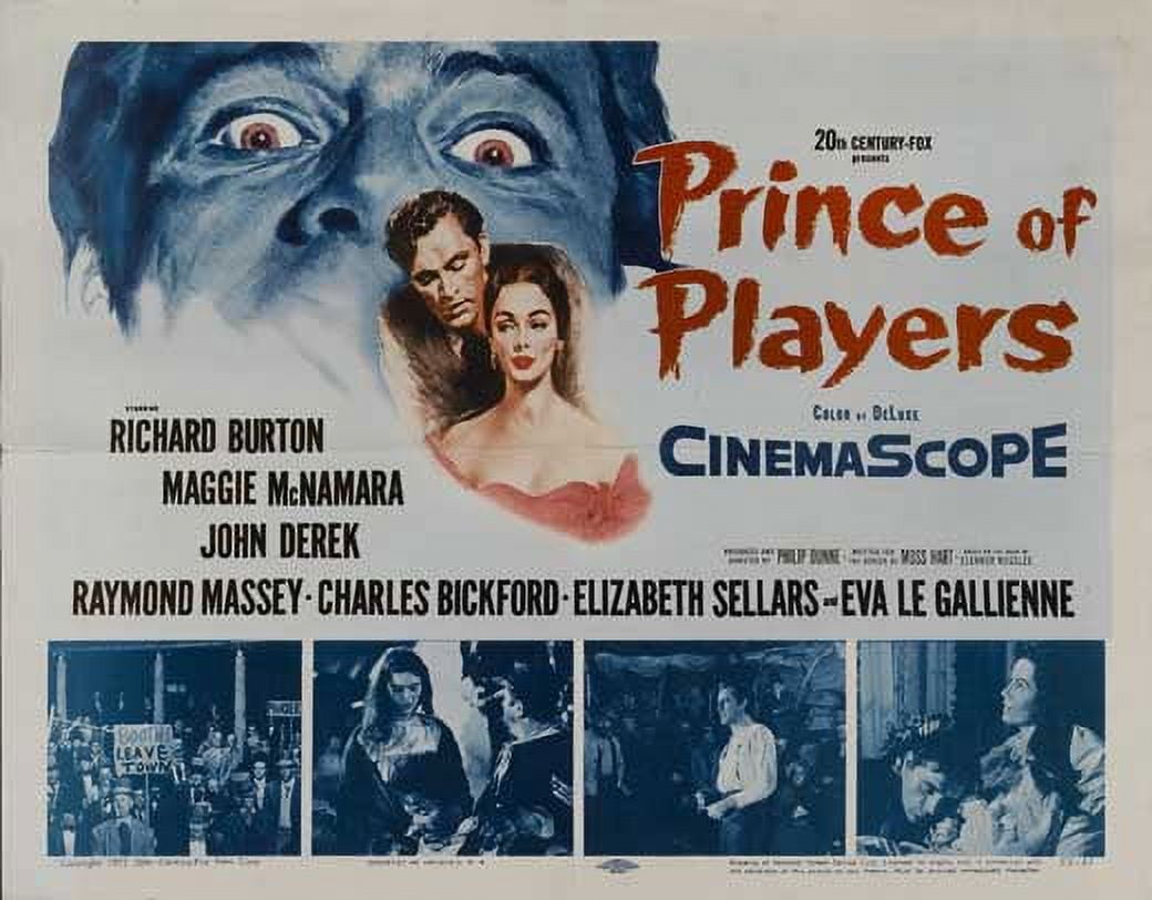 Prince of Players - movie POSTER (Half Sheet Style A) (22" x 28") (1955 ...