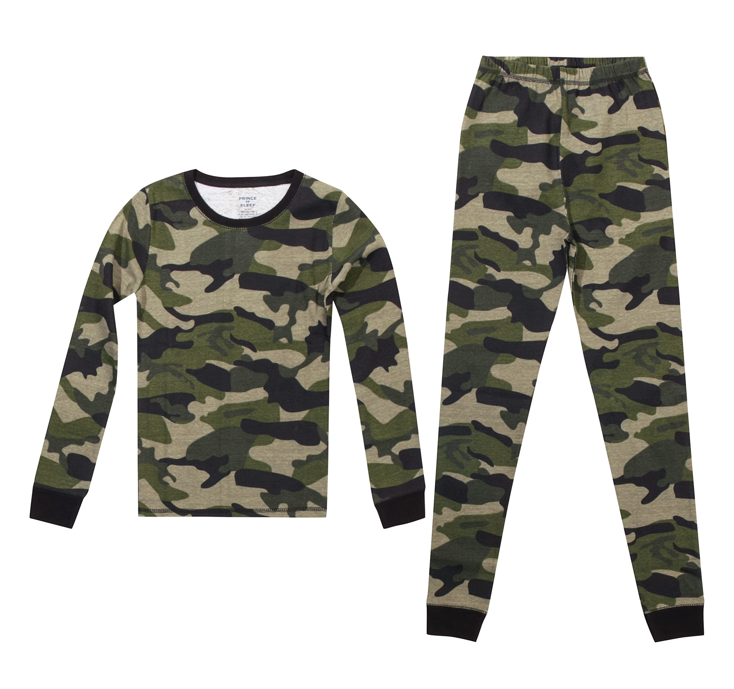 Prince of Sleep Cotton Pajamas Sets for Boys 34503-10610-10-12 (Green ...