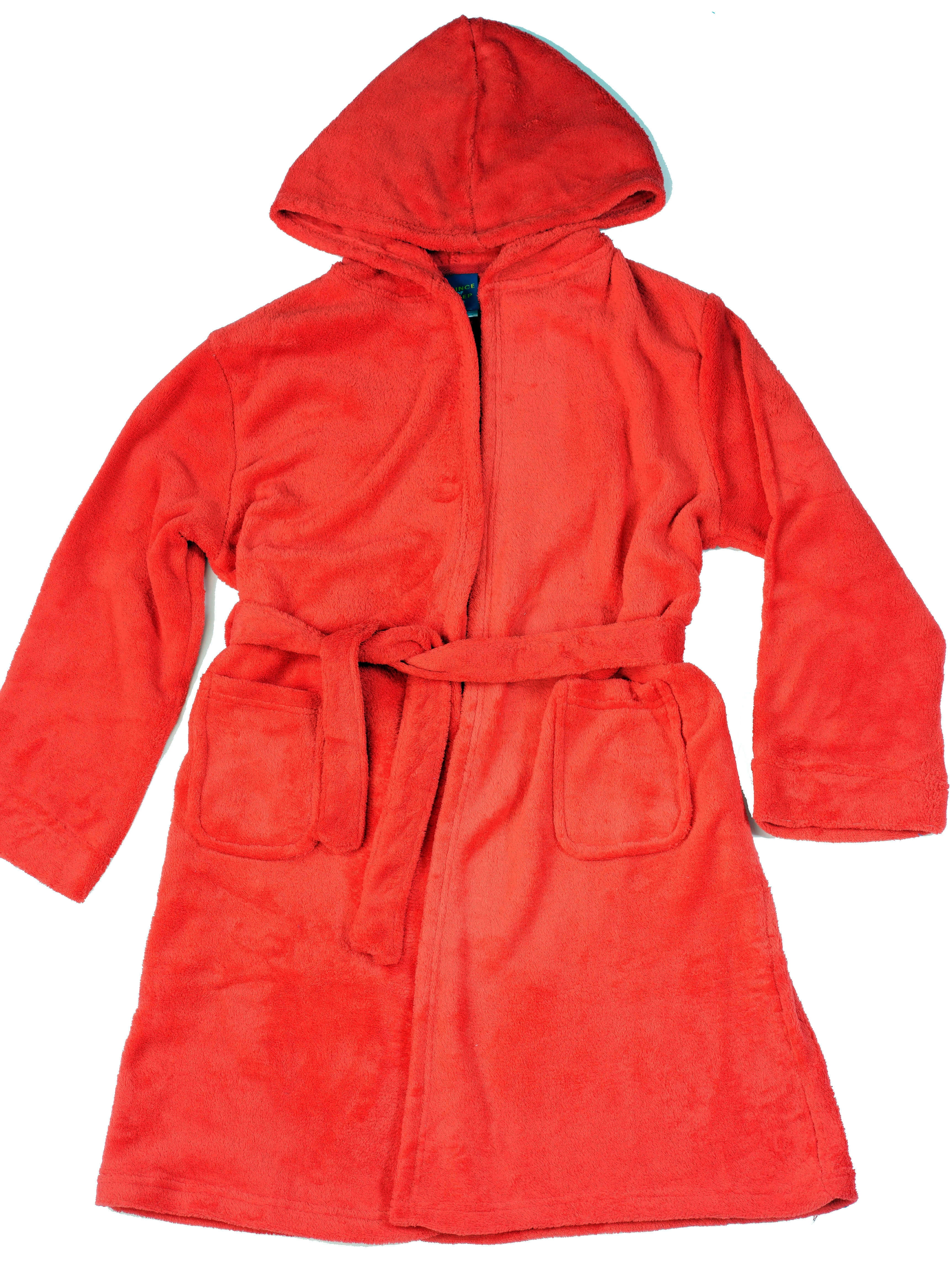 Prince of Sleep Fleece Robe Robes for Boys (Red, Boys 7) - Walmart.com