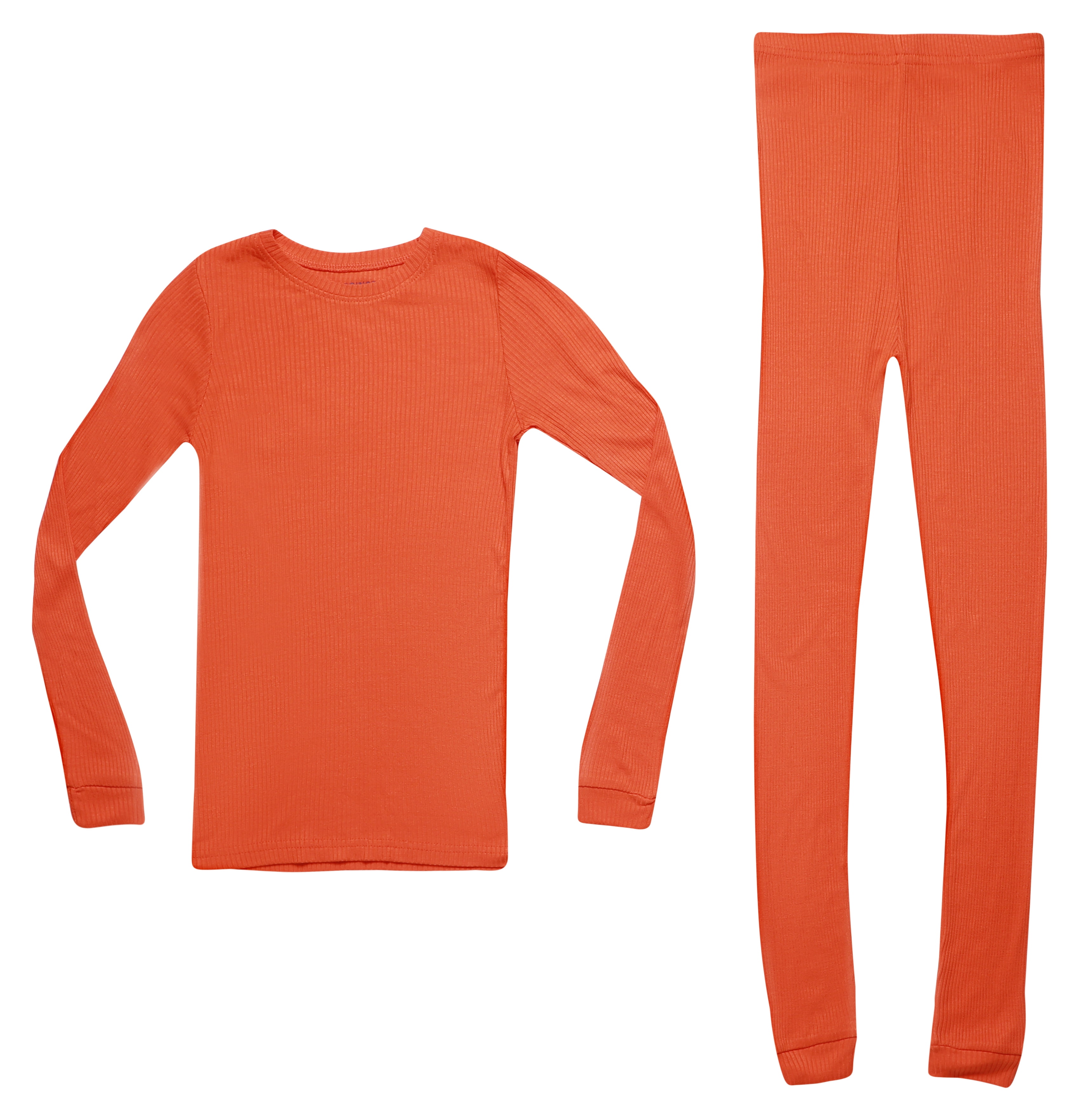 Prince of Sleep Solid Pajamas Sets for Boys 34552-ORG-10-12 (10-12 ...