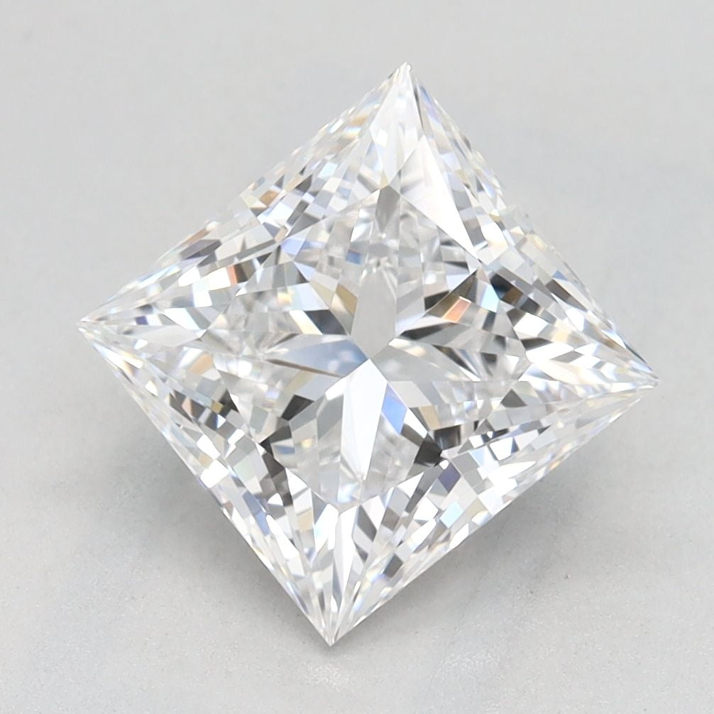 Princess 1.52 ct Lab grown CVD Diamond Color-E Clarity-VVS2 IGI Certified - Walmart.com