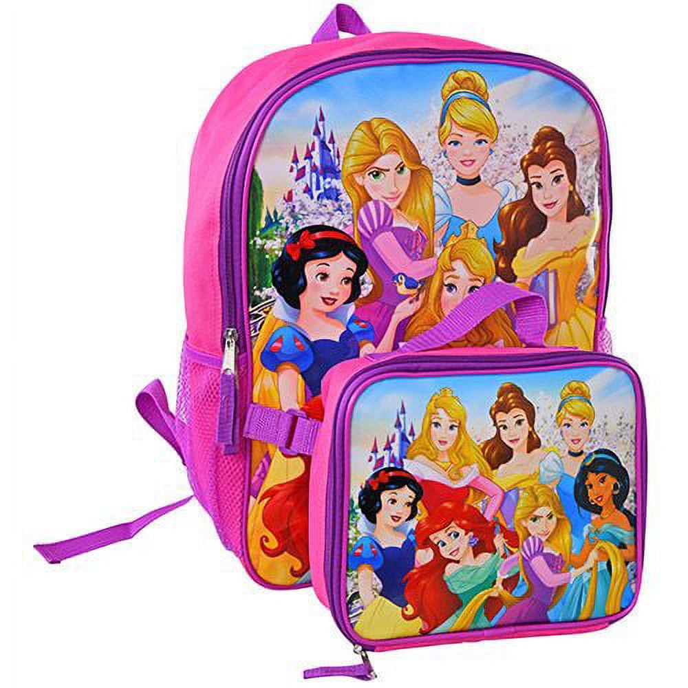 Princess 16" Backpack with Lunch Bag - Walmart.com