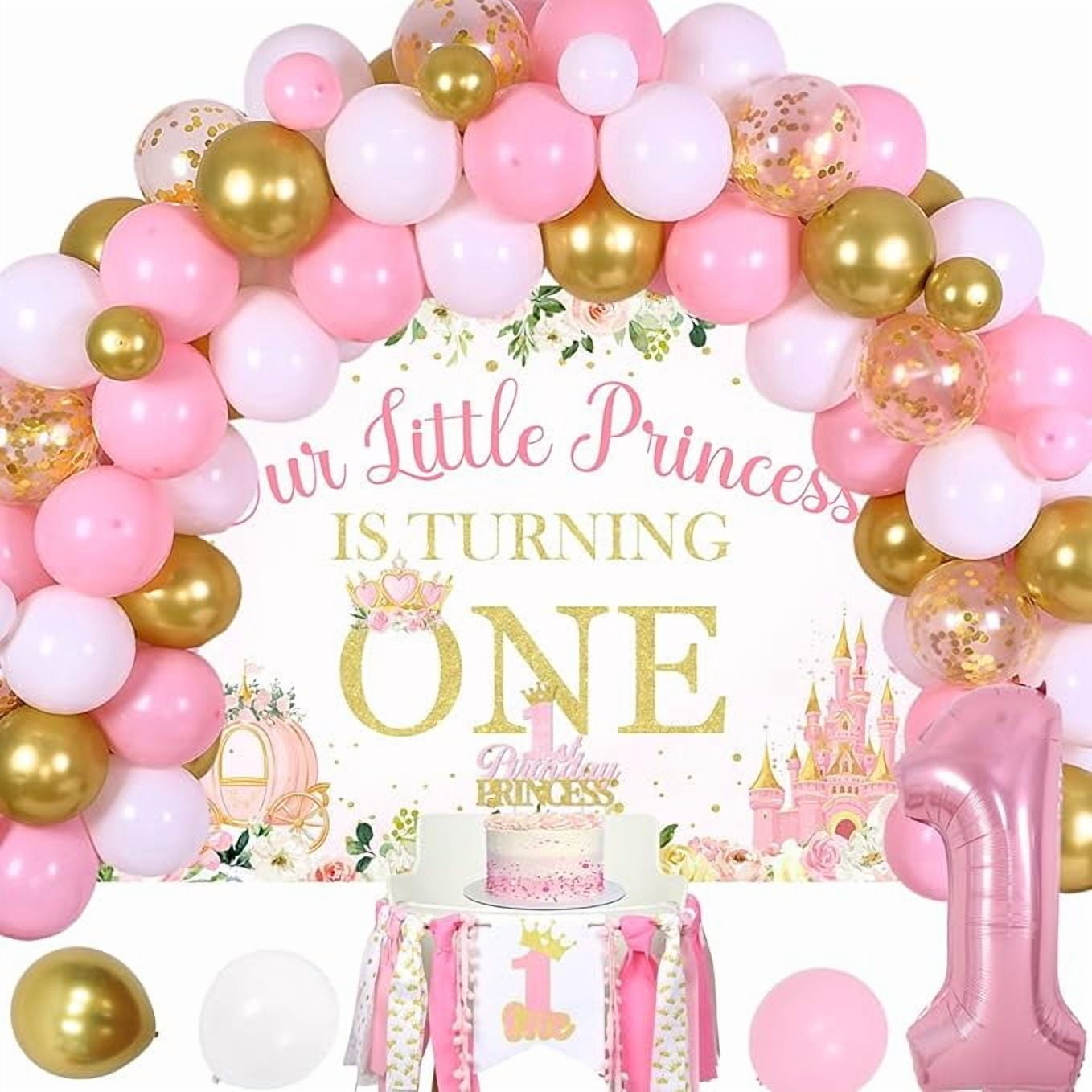 Princess 1st Birthday Decorations Our Little Princess Is Turning One ...