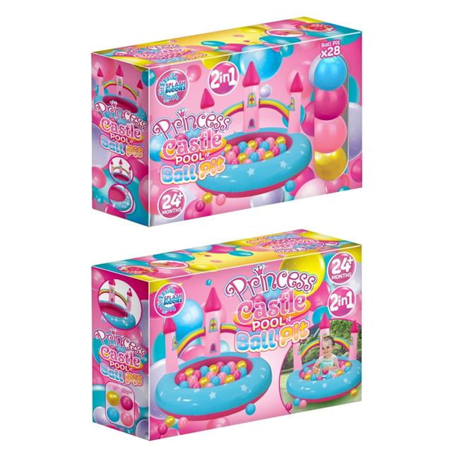 Princess 2-In-1 Ball Pit Toys with 28 Balls - Walmart.com
