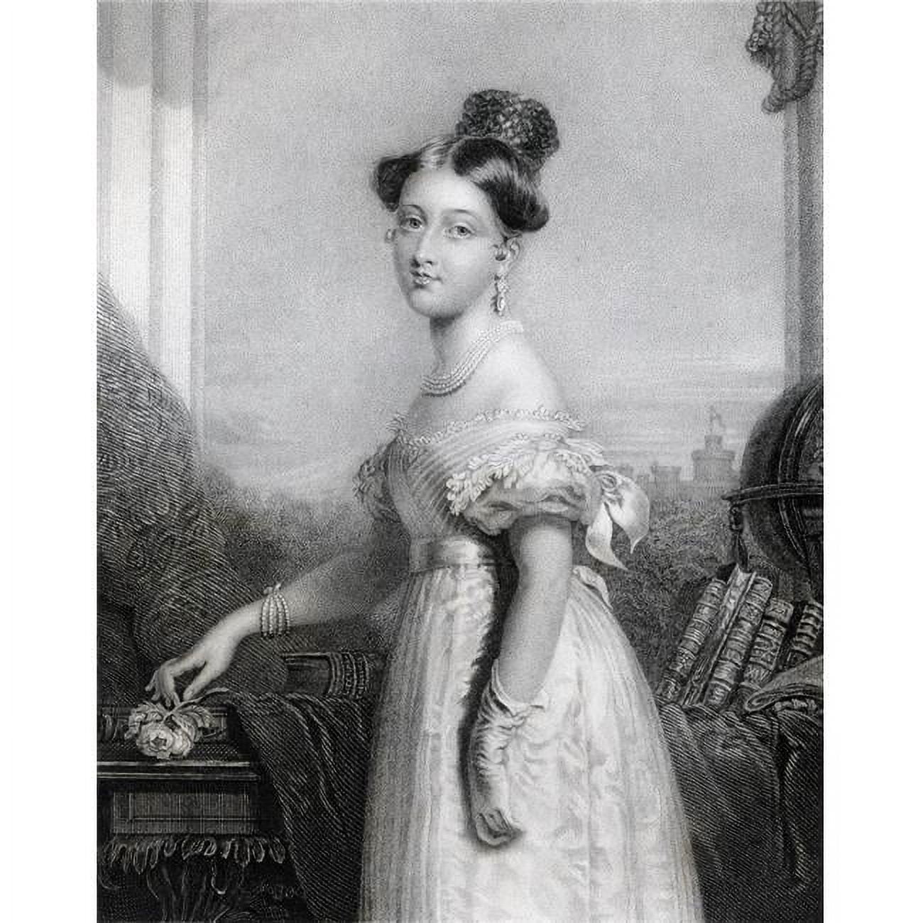 Princess Alexandrina Victoria of Saxe-Coburg Aged 18 1819-1901 Later ...