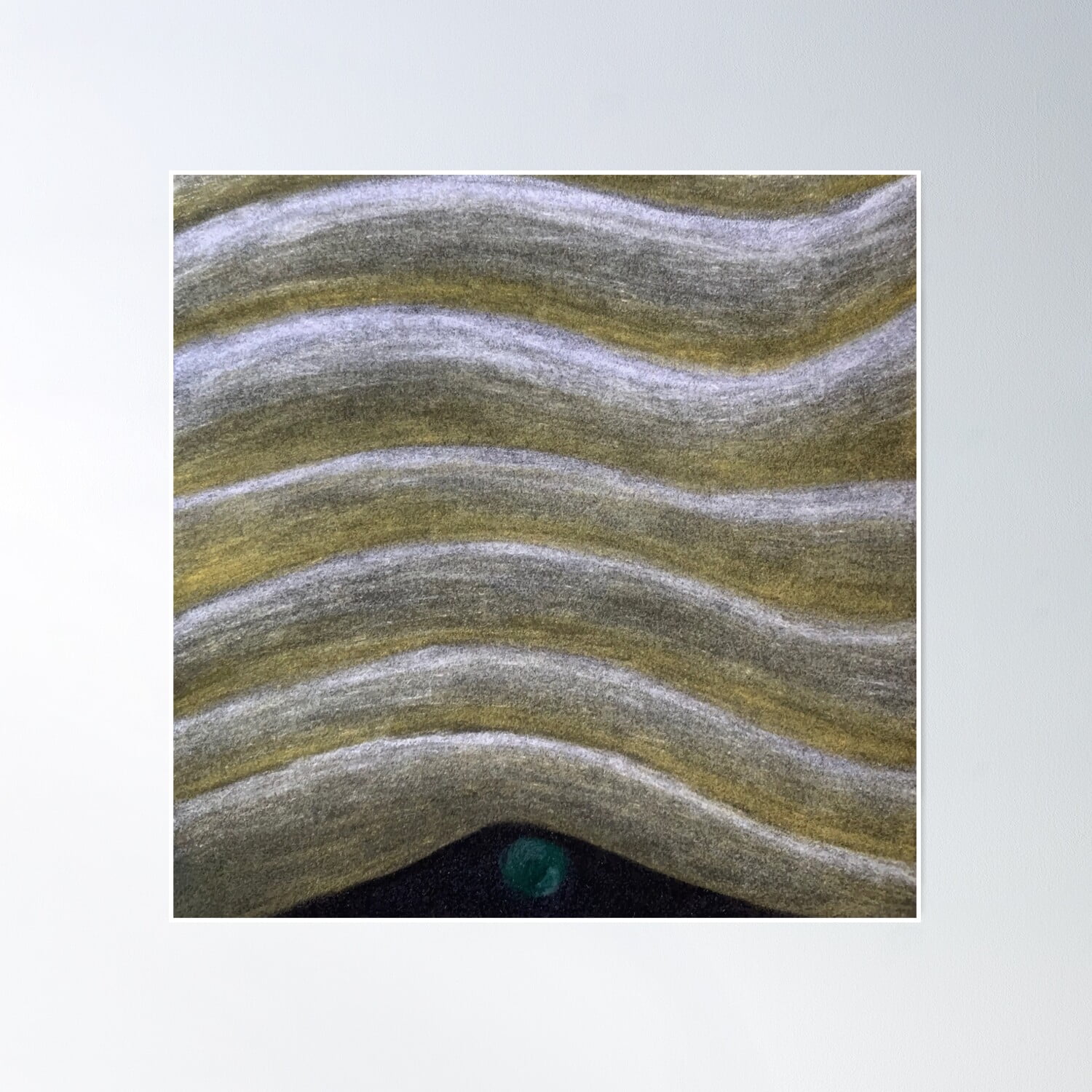 Princess And The Pea - Abstract Pastel Poster Wall Art, Modern Wall ...