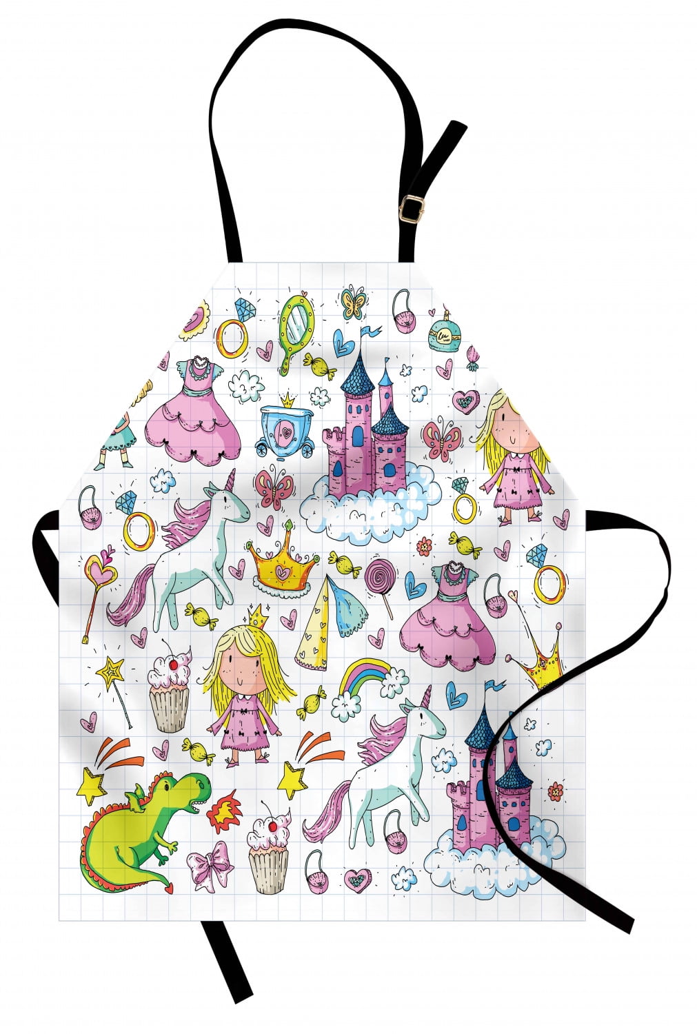 Princess Apron Bundle of Girls Kids Collection Fairytale Fantasy ...