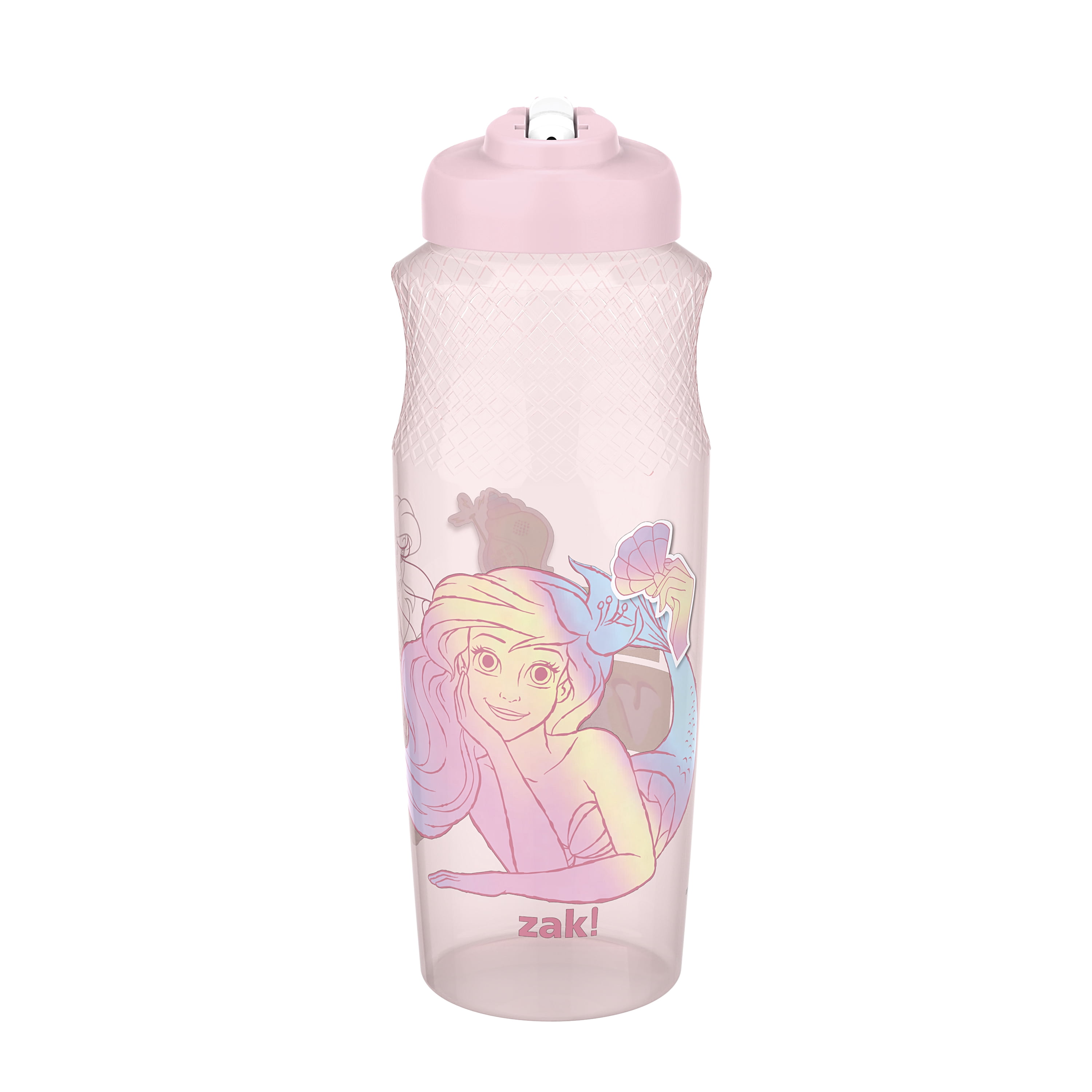Zak Designs 30oz Princess Ariel Durable Plastic Murphy Bottle with ...