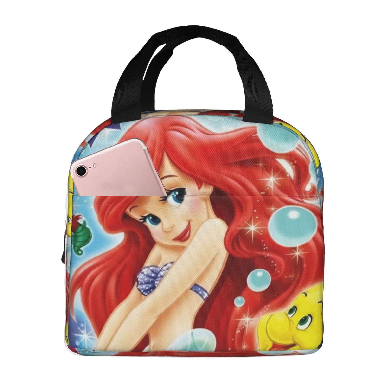 Princess Ariel Look So Cute And Pretty Insulated Lunch Bag for Women ...