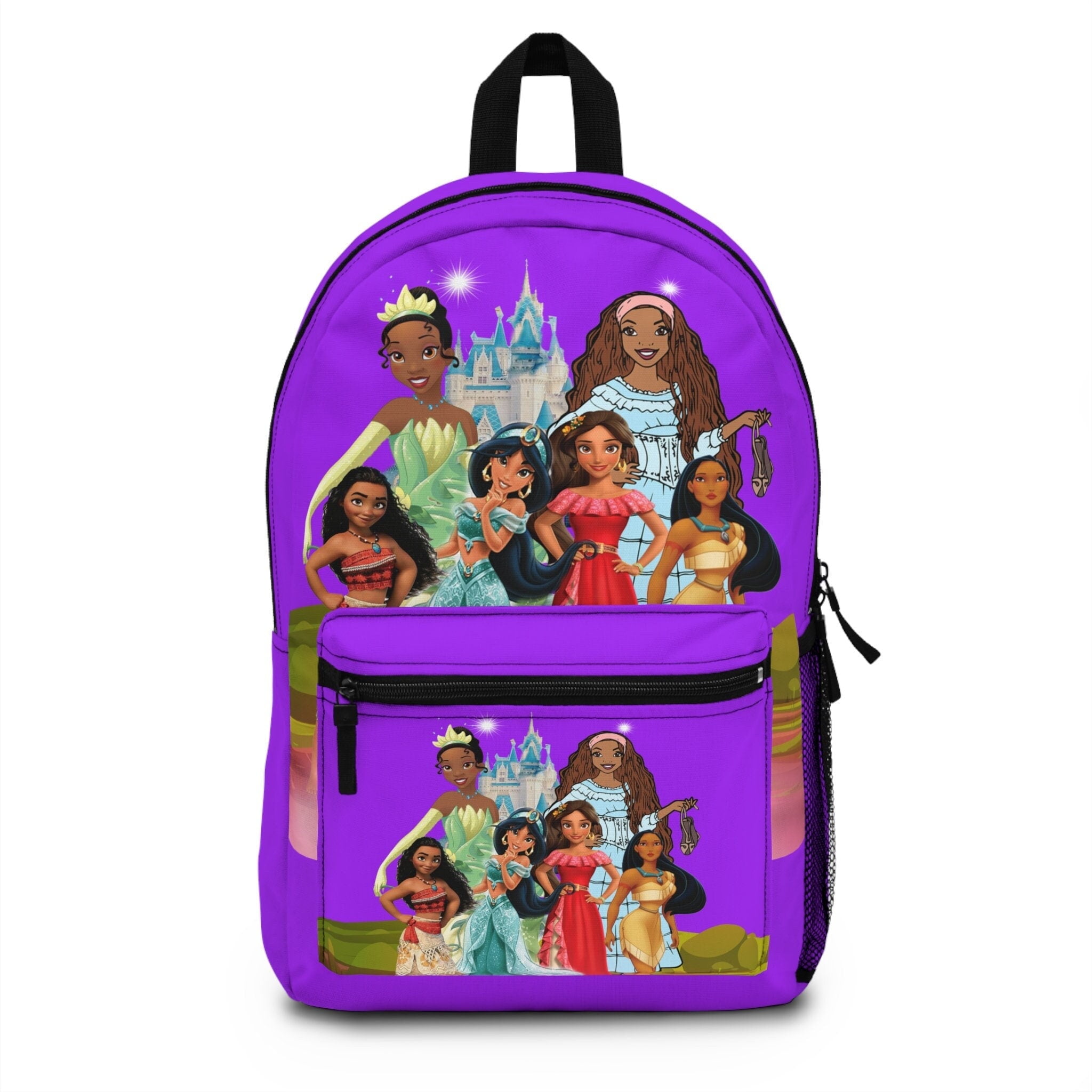 Princess Backpack, Black Little Mermaid Backpack, Black Princess, Ariel ...