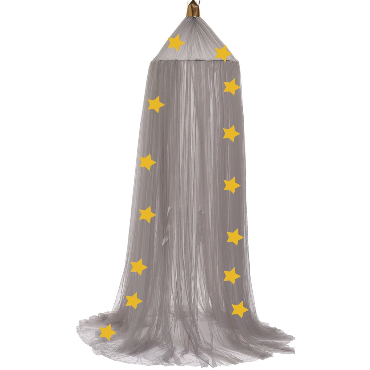 Princess Bed Canopy for Girls Room Decor Round Lace Mosquito Net with 2 ...