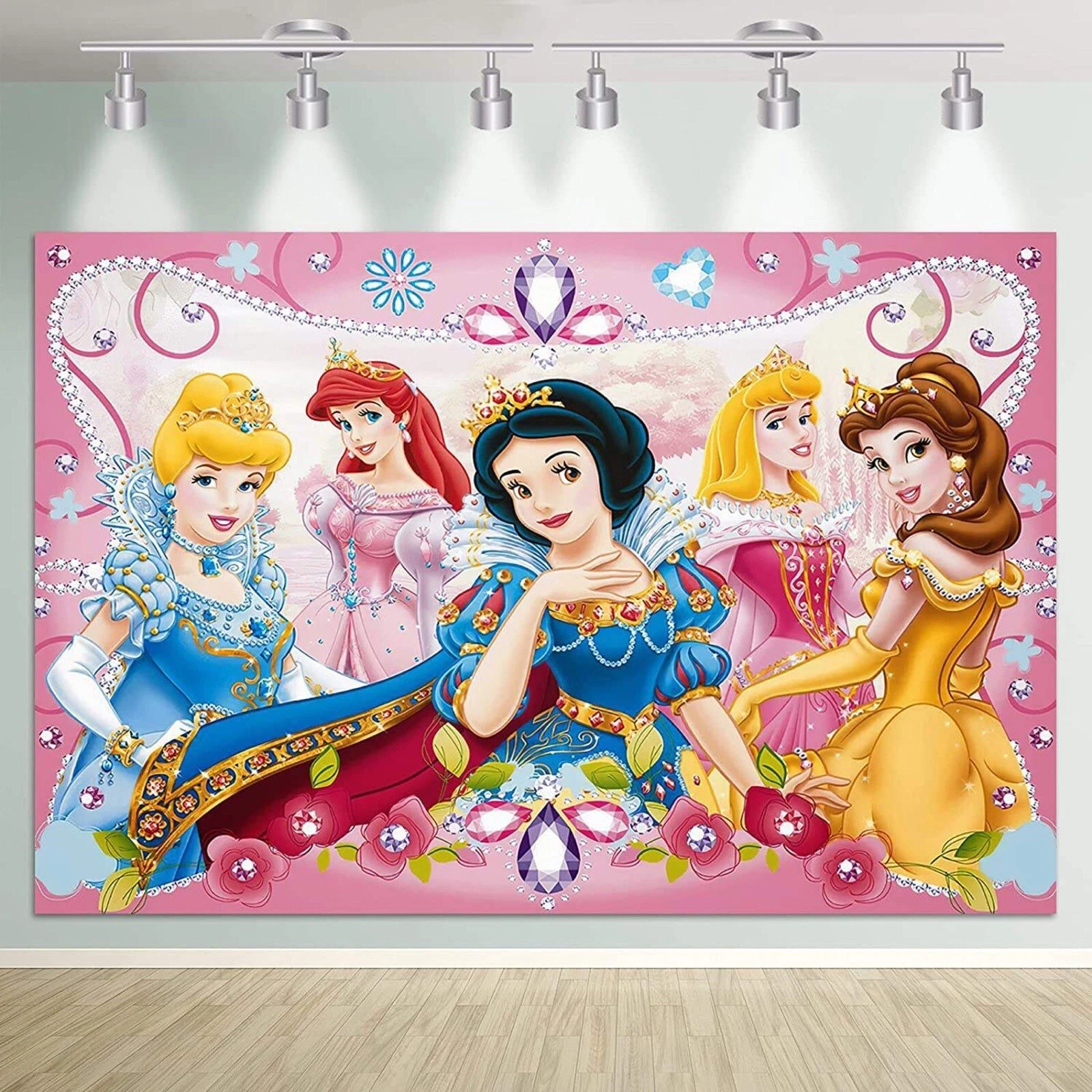 Princess Birthday Party Decorations 5x3ft Princess Party Decorations ...