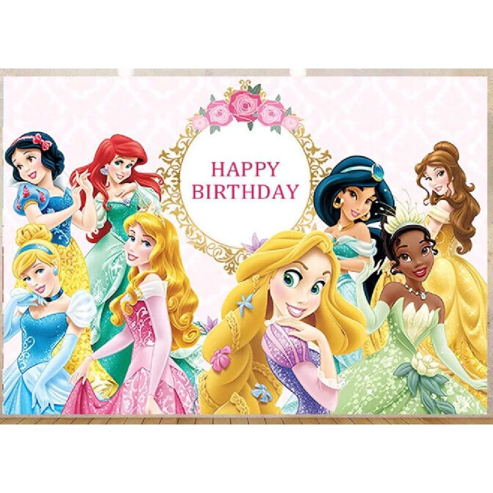 Princess Birthday Party Decorations 5x3ft Princess Party Decorations ...