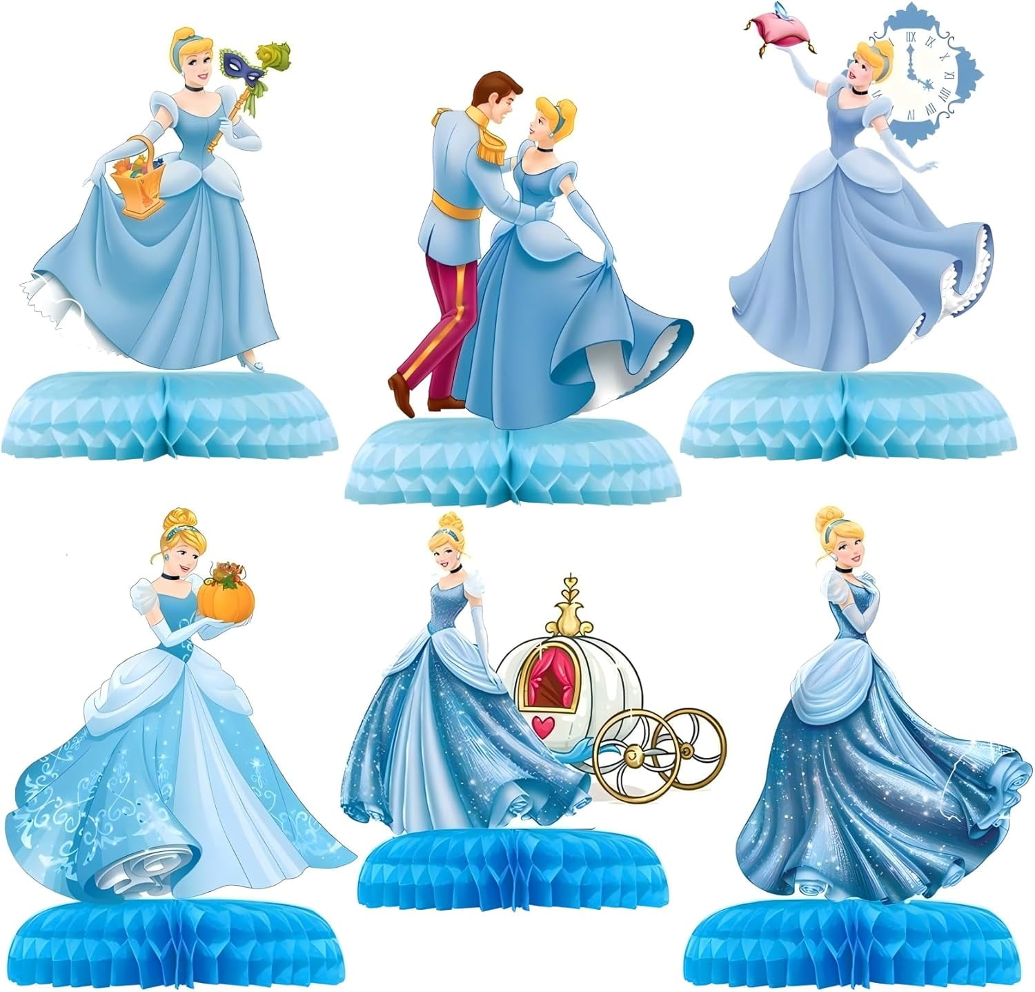 Princess Birthday Party Decorations, 7Pcs Princess Theme Party ...