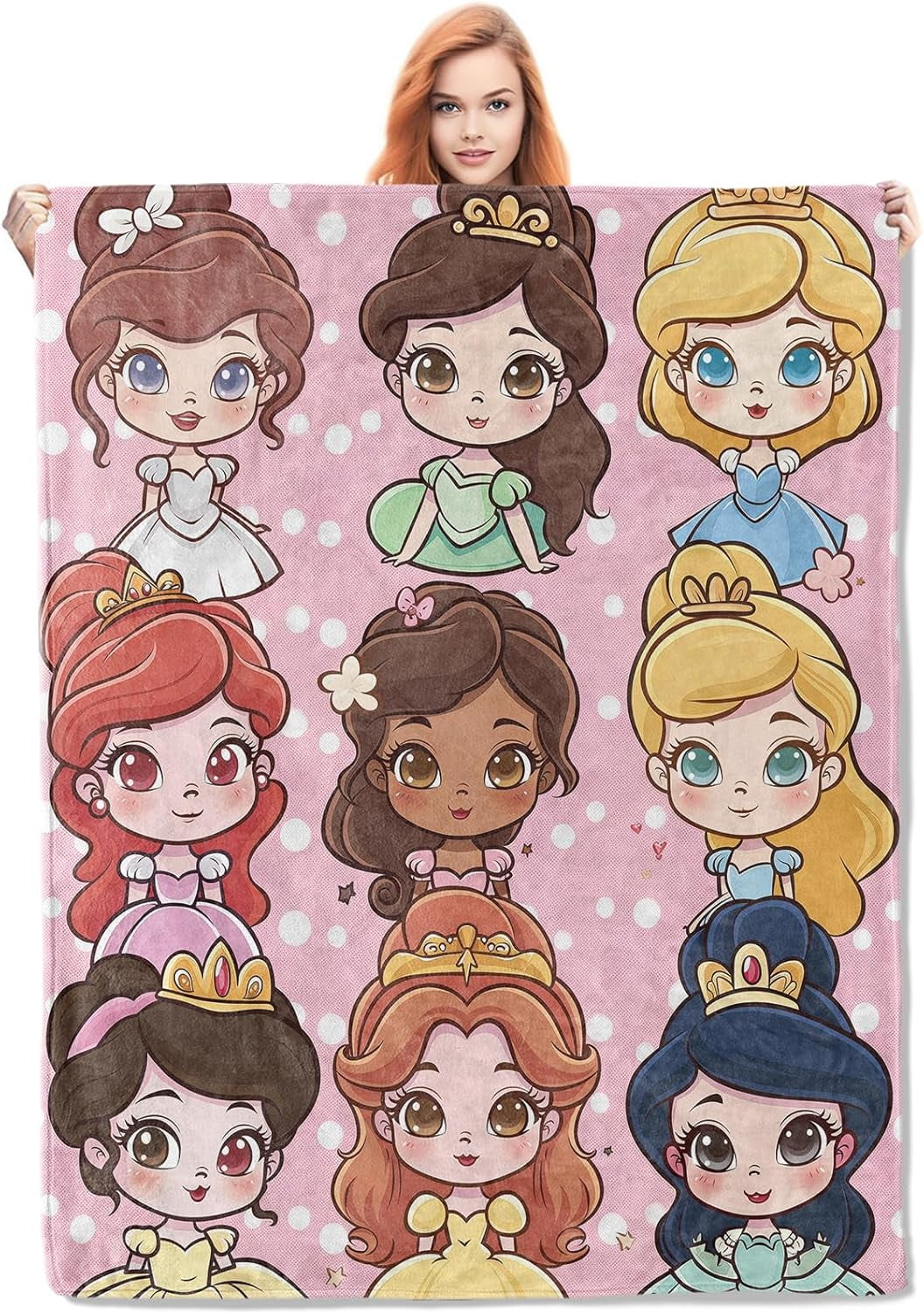 Princess Blanket 40"x50" Cartoon Soft Warm Princess Throw Blanket ...
