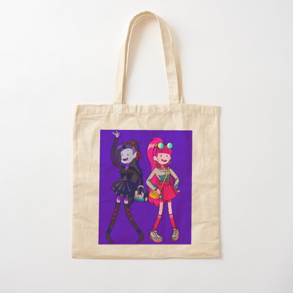 Princess Bubblegum And Marceline Cotton Tote Bag Canvas Tote Bag ...