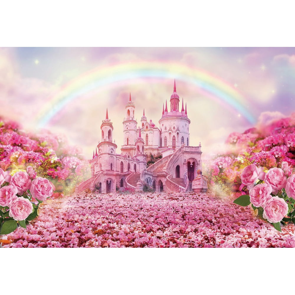 Princess Castle Backdrop for Photography Custom Candy House Balloon ...