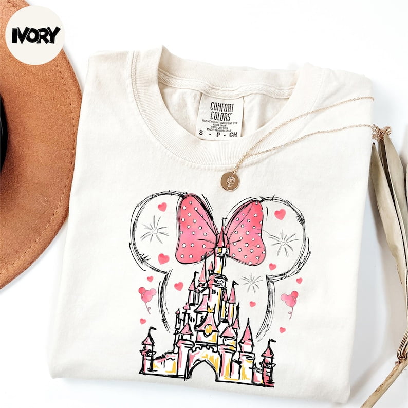 Princess Castle Shirt, Magic Kingdom Shirt, Disney Girls Shirt, Magical Castle Minnie Shirt ...