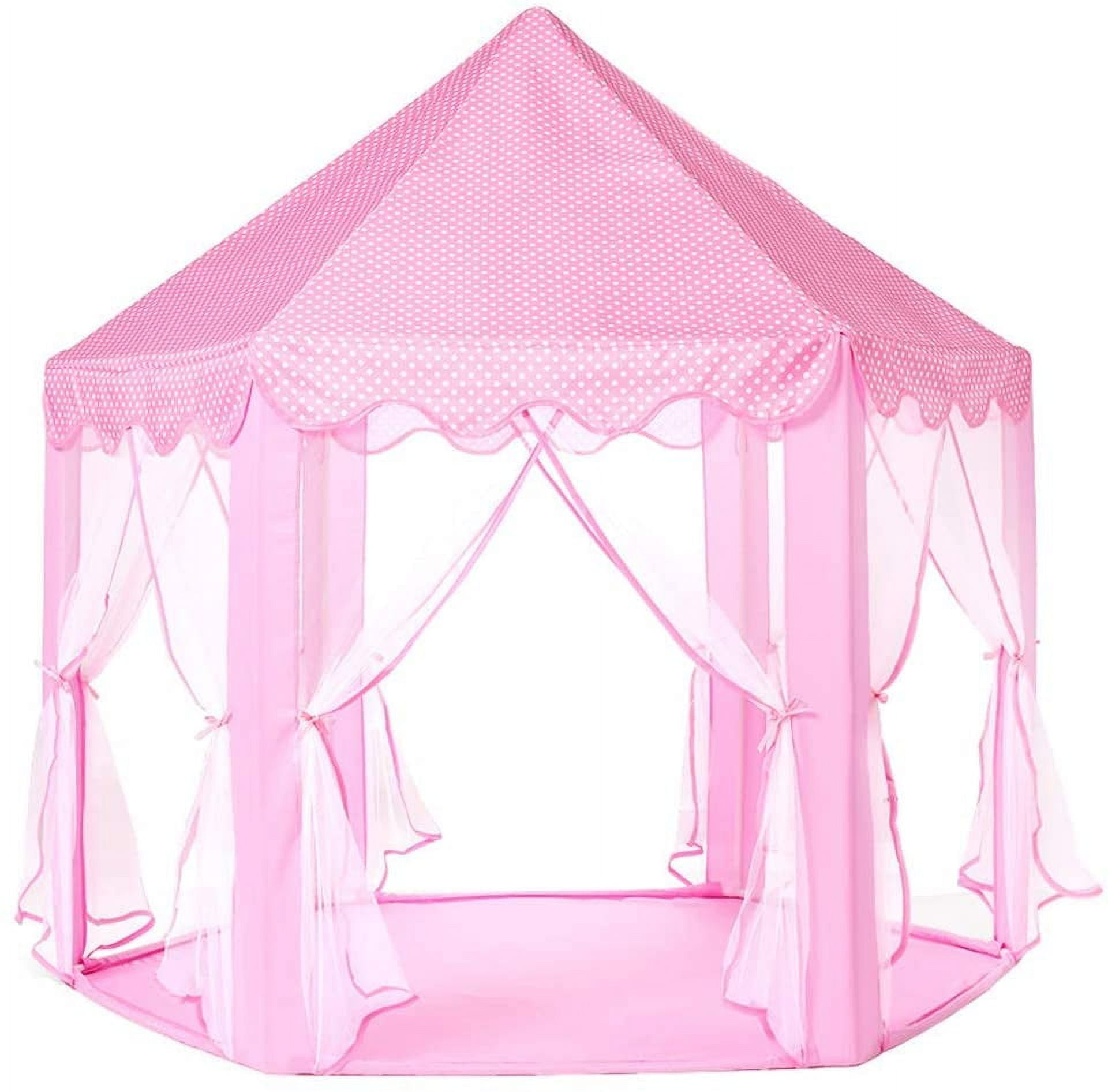 Princess Castle Tent for Girls Fairy Play Tents for Kids Hexagon ...