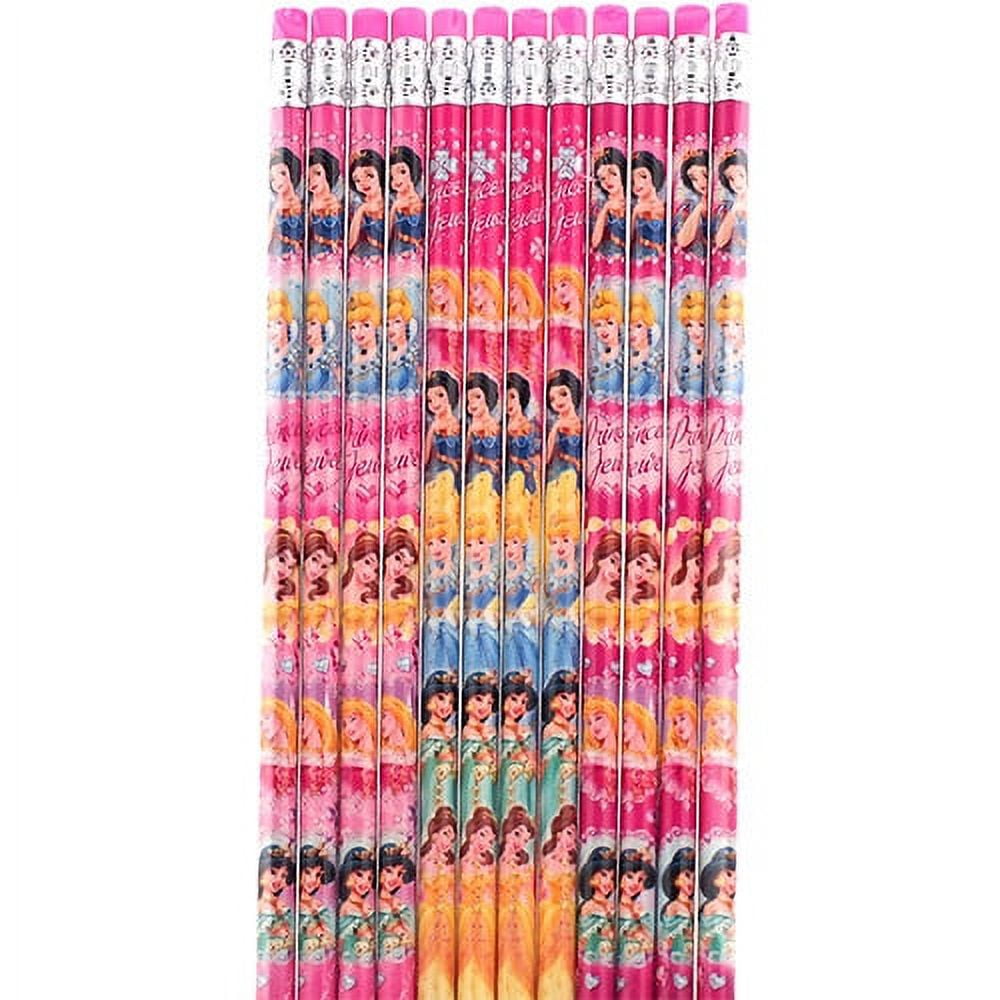 Disney Princess Authentic Licensed 12 Wood Pencils Pack - Walmart.com