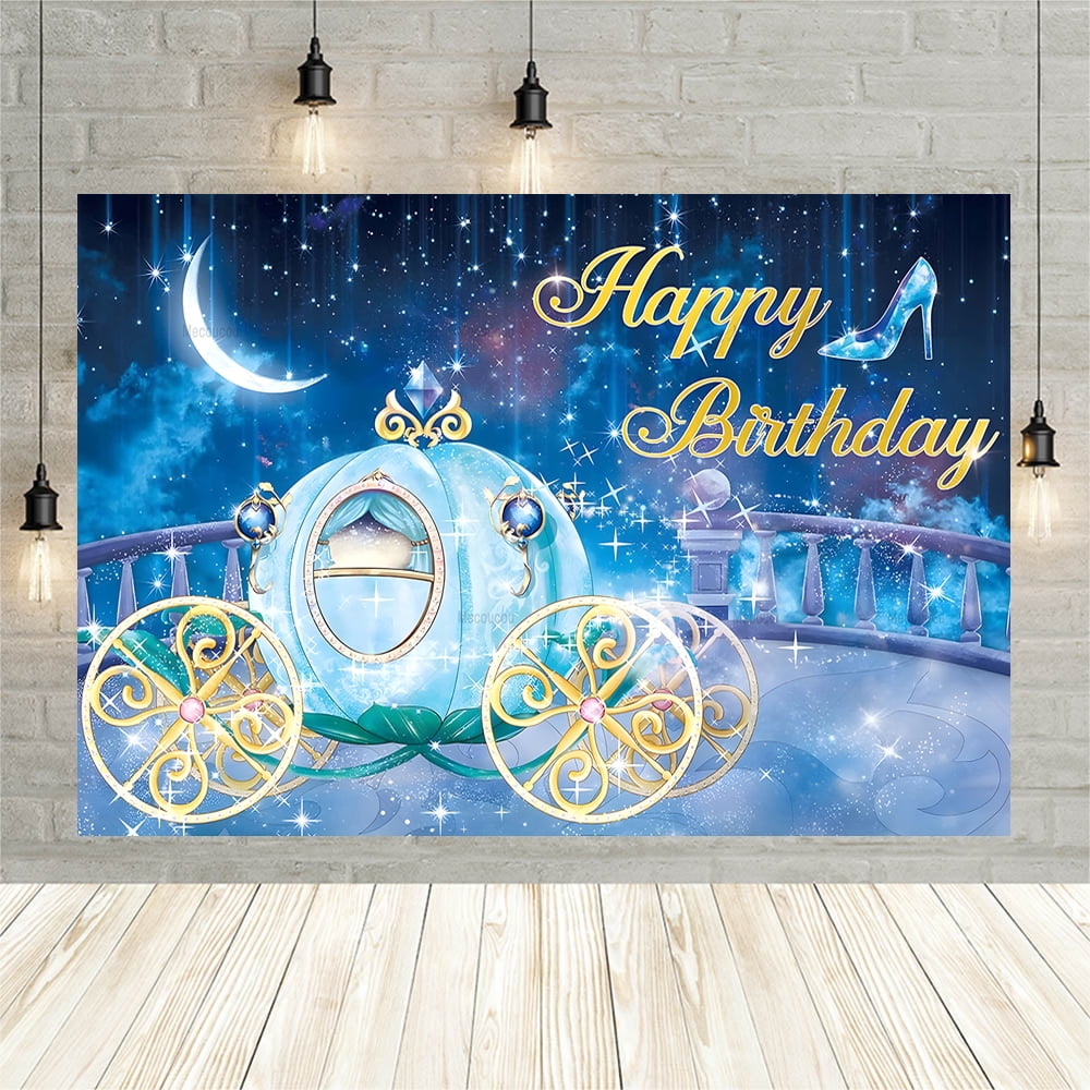 Princess Cinderella Backdrop for Birthday Party 7x5 Cinderella ...