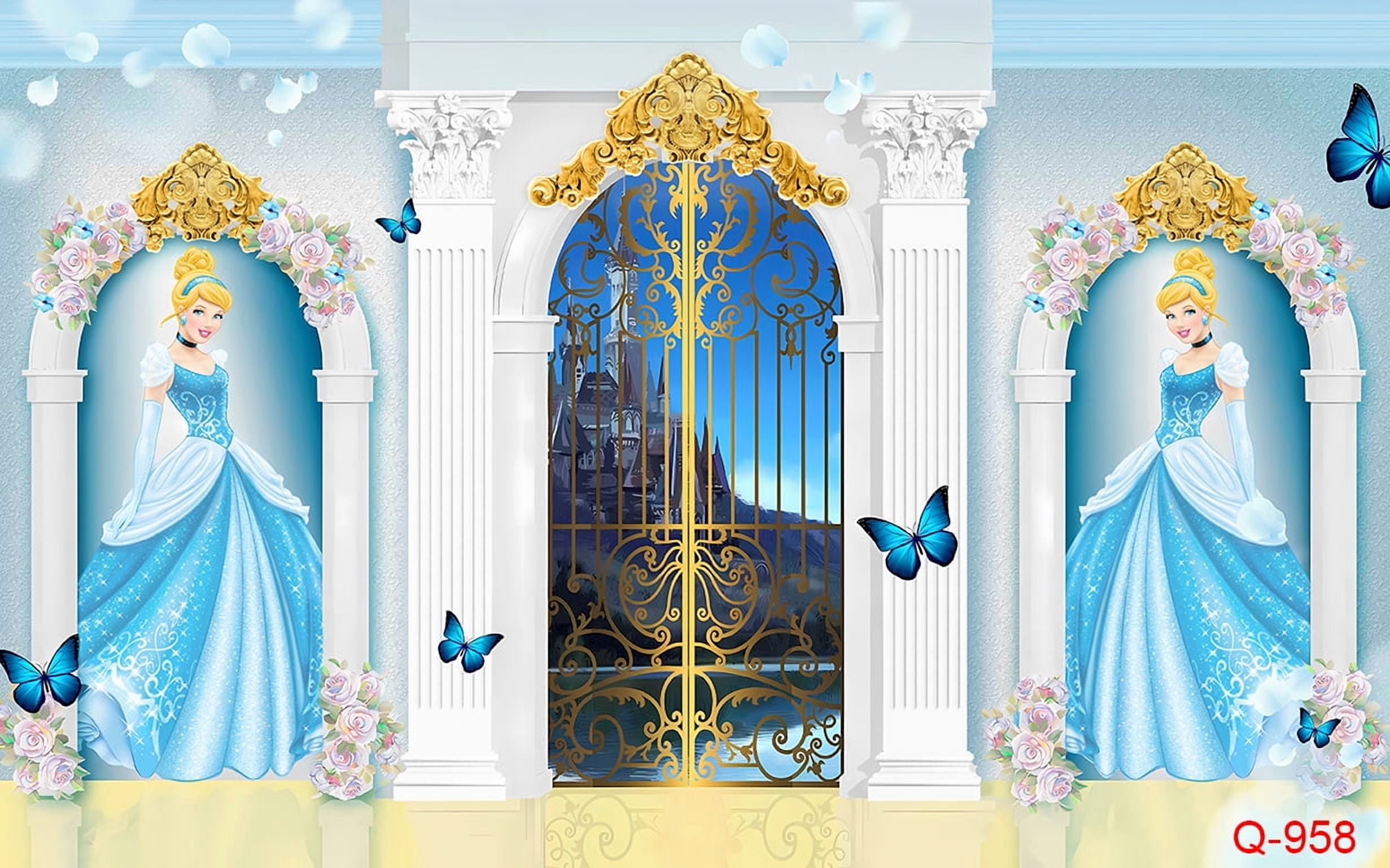 Princess Cinderella Backdrop for Birthday Party 7x5 Cinderella ...
