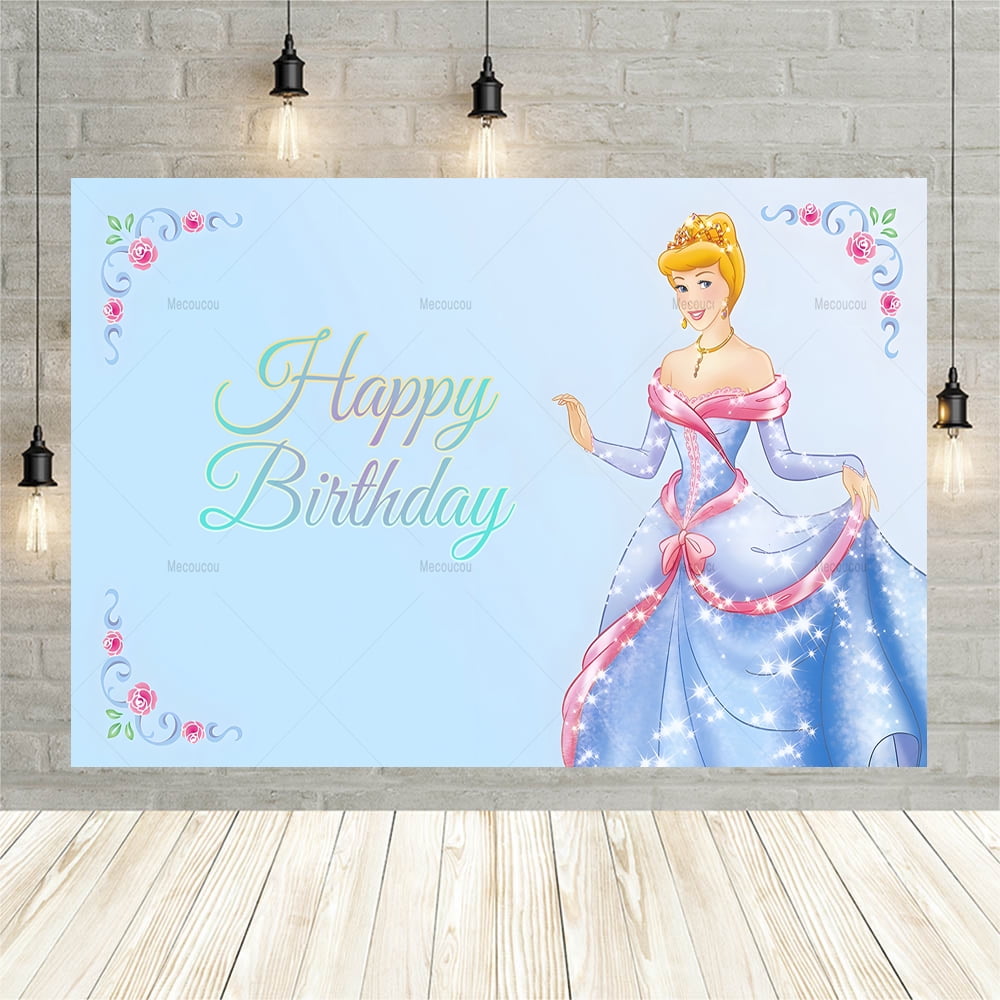 Princess Cinderella Backdrop for Birthday Party 7x5 Cinderella ...