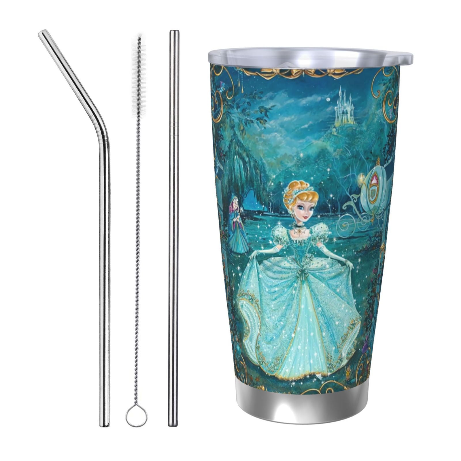 Princess Cinderella,Magic Kingdom Water Bottle 20oz,Princess Cinderella ...