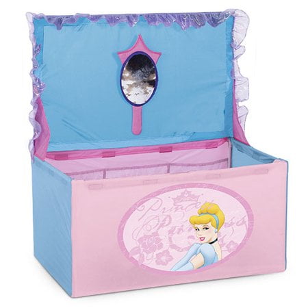 Princess Cinderella PVC Storage Chest Mirror & Storage pockets ...